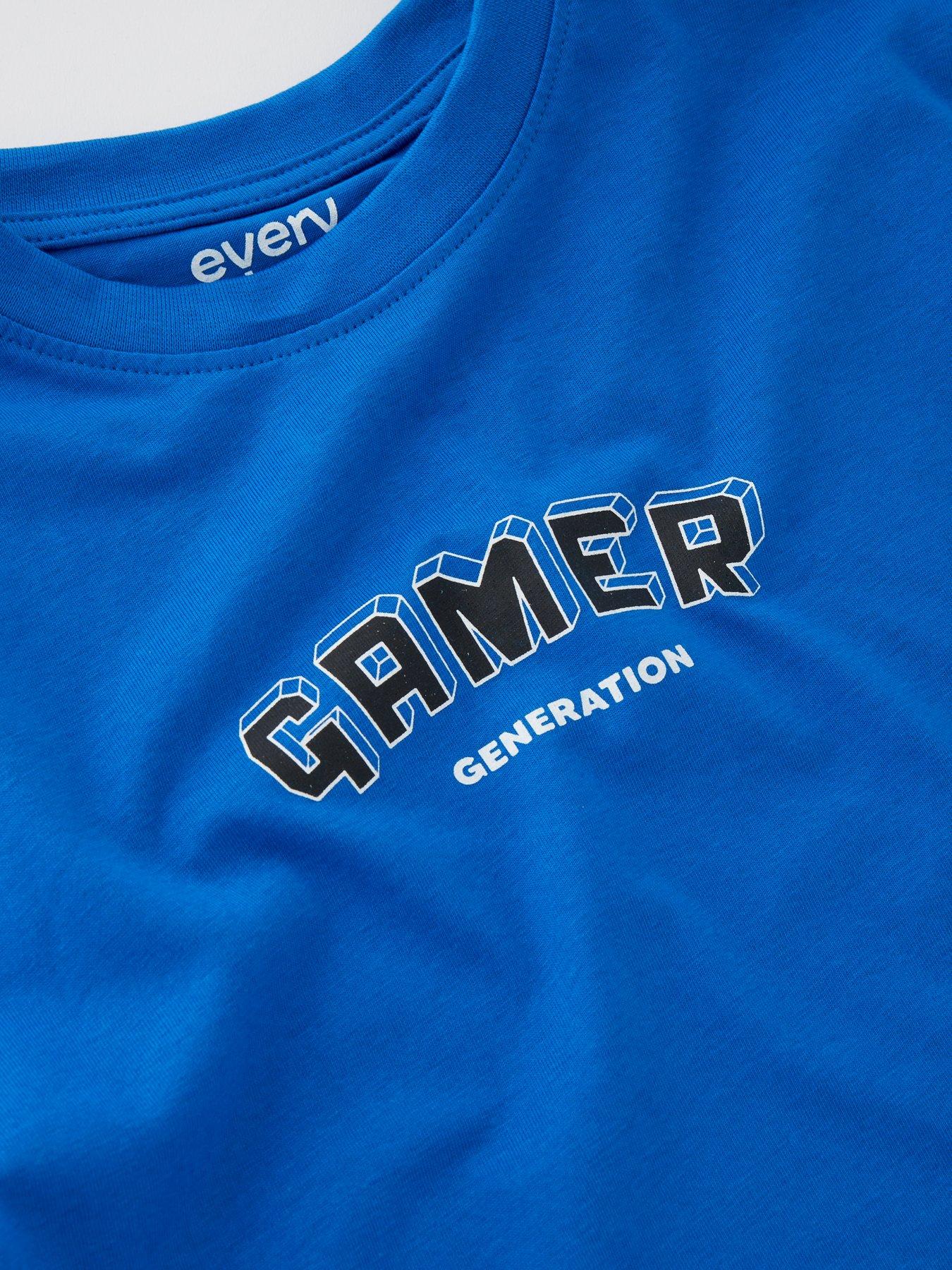 Everyday Boys Gamer T Shirt - Multi | Very
