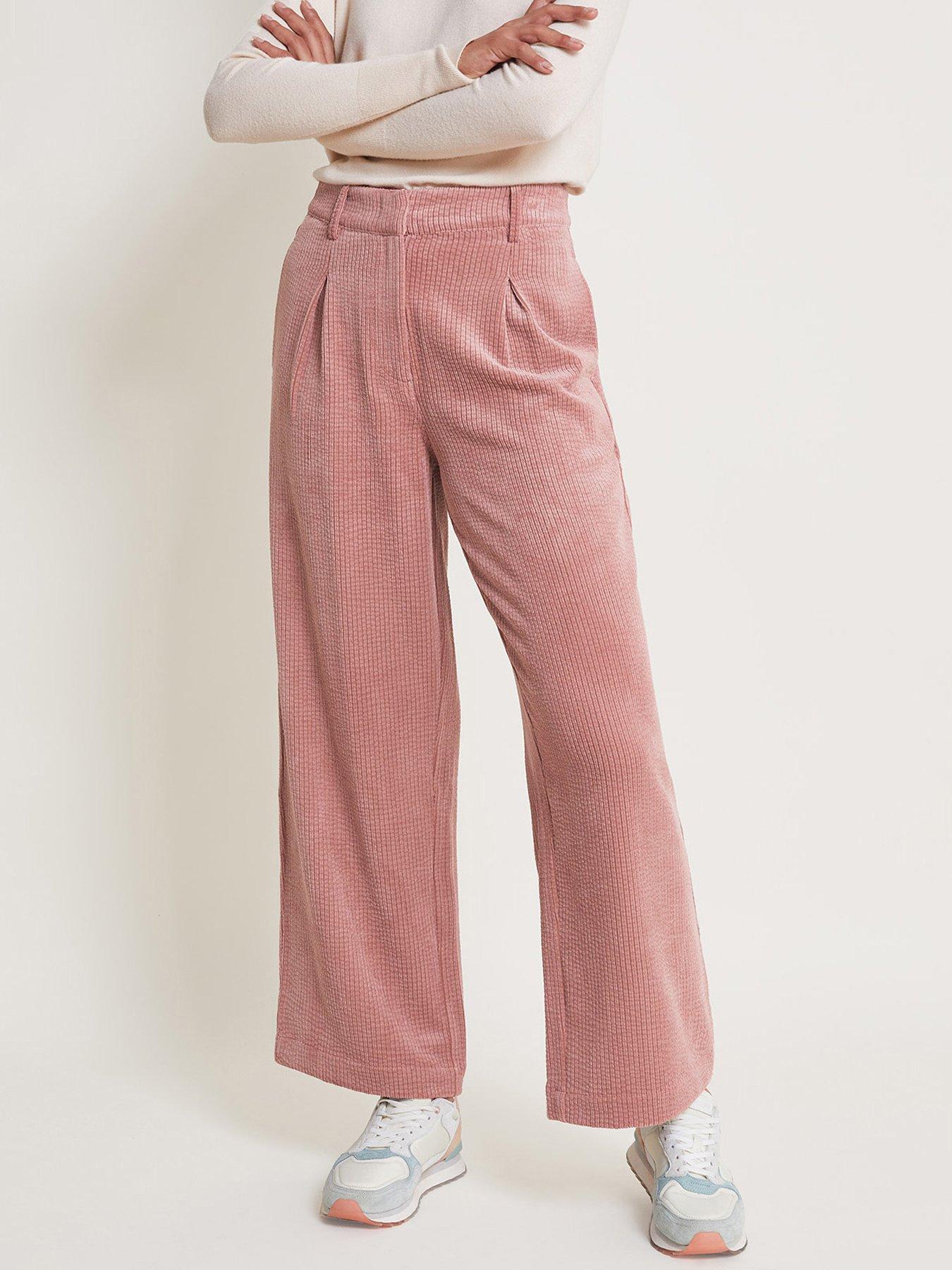 Monsoon Serena Wide Leg Cord - Pink | Very