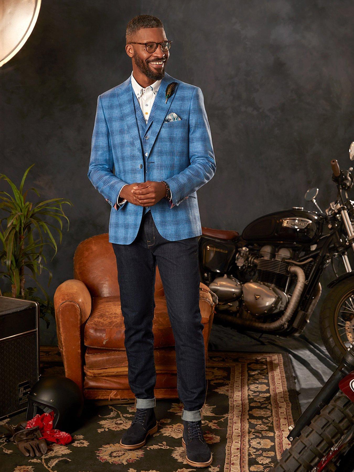 Joe Browns Charming Check Blazer - Blue | Very
