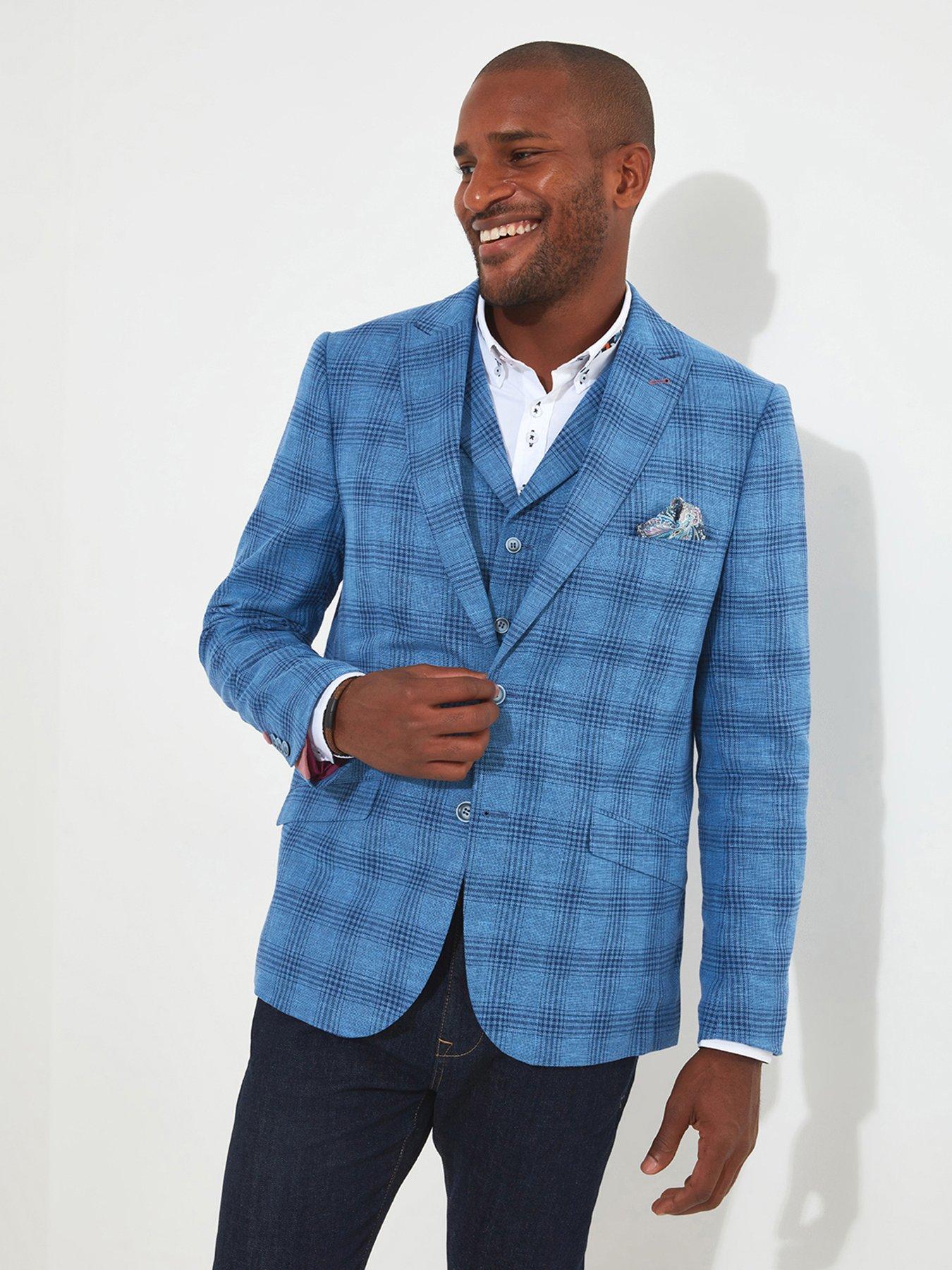Joe Browns Charming Check Blazer - Blue | Very