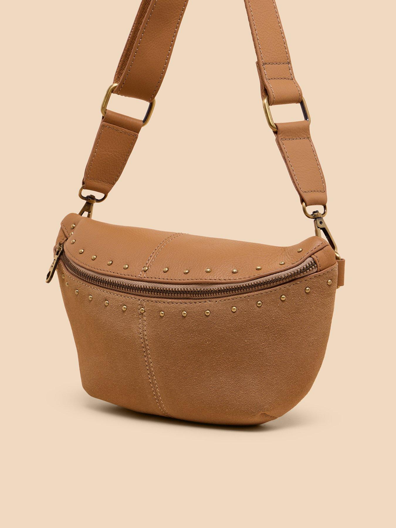 White Stuff Sebby Mini Leather Sling Bag - Brown | very.co.uk