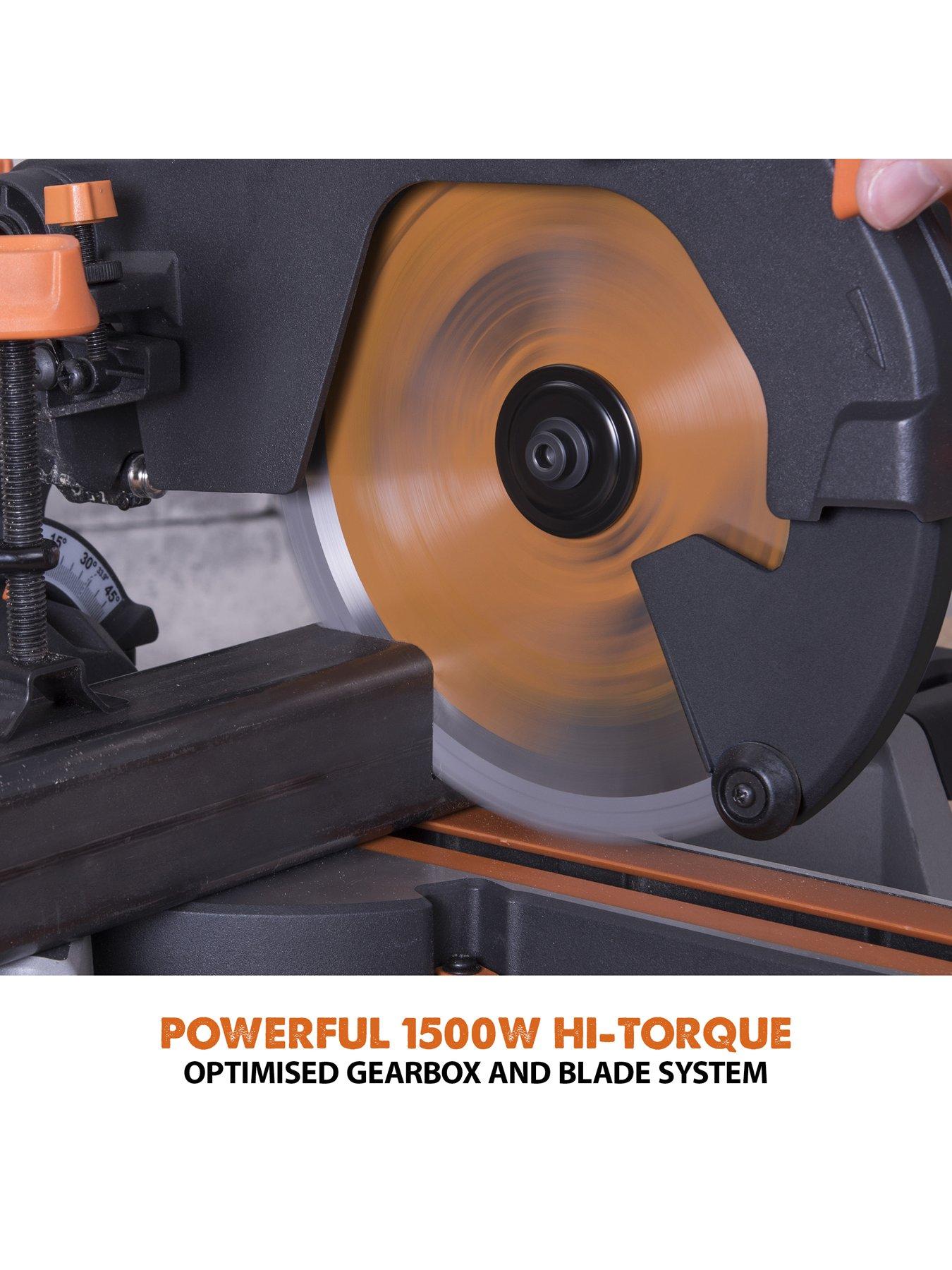 Evolution R210SMS+ 210mm Sliding Mitre Saw | Very