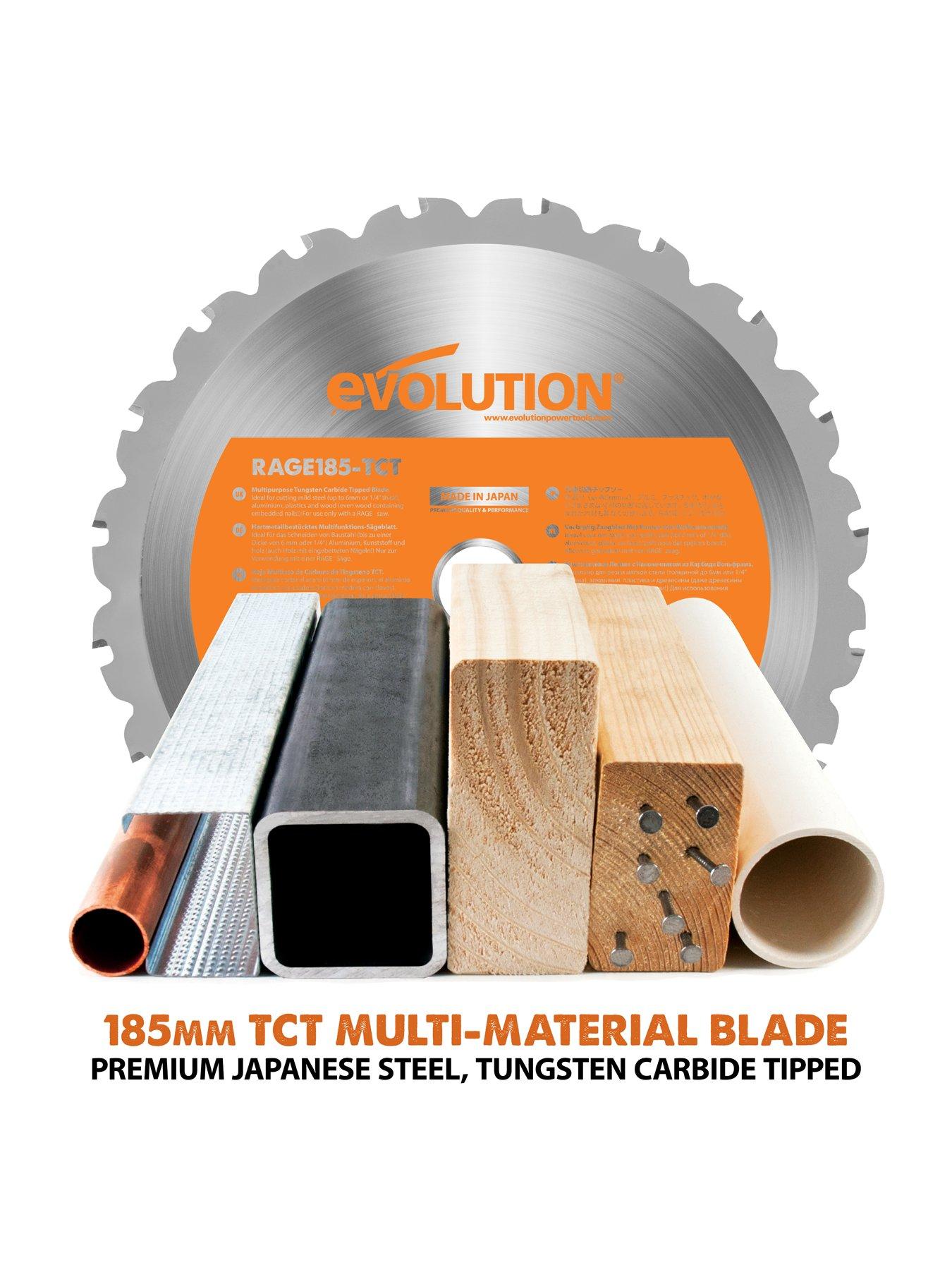 Evolution R185CCSX+ 185mm Track Compatible Circular Saw | Very