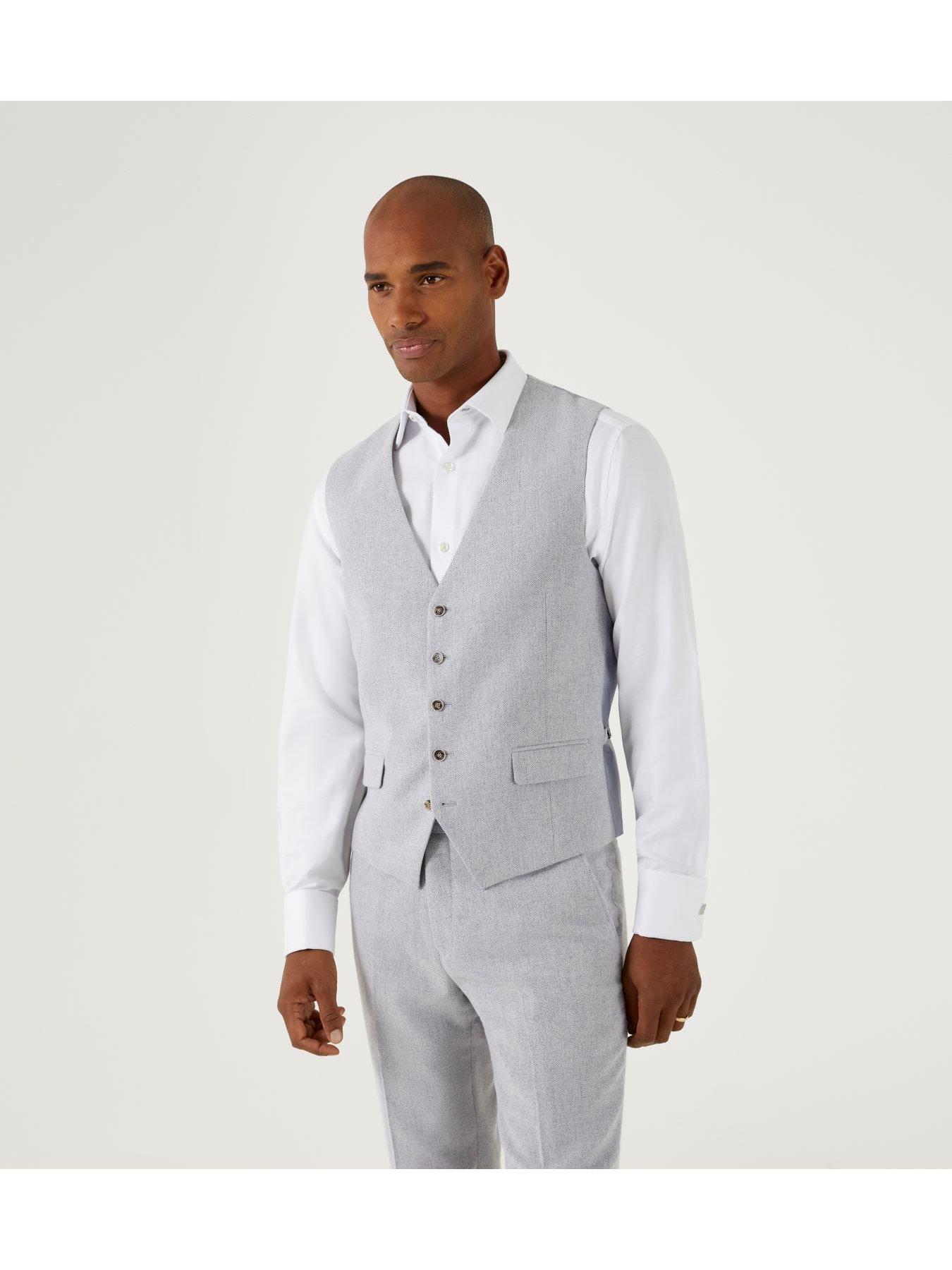 Skopes Jude Standard Waistcoat - Light Grey | Very