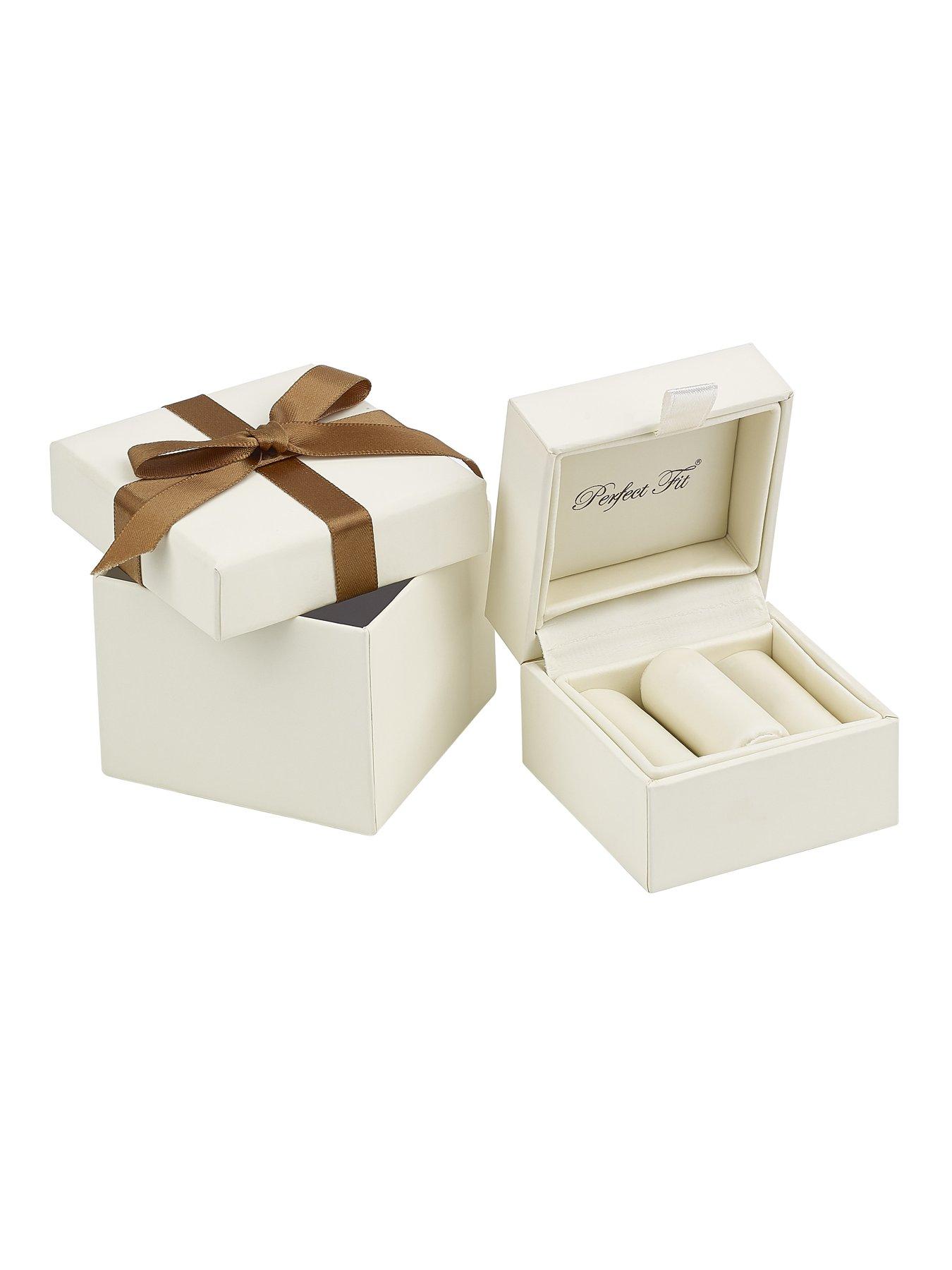 H. Samuel Perfect Fit 9ct White Gold Wedding and Engagement Ring Set. 0 ...