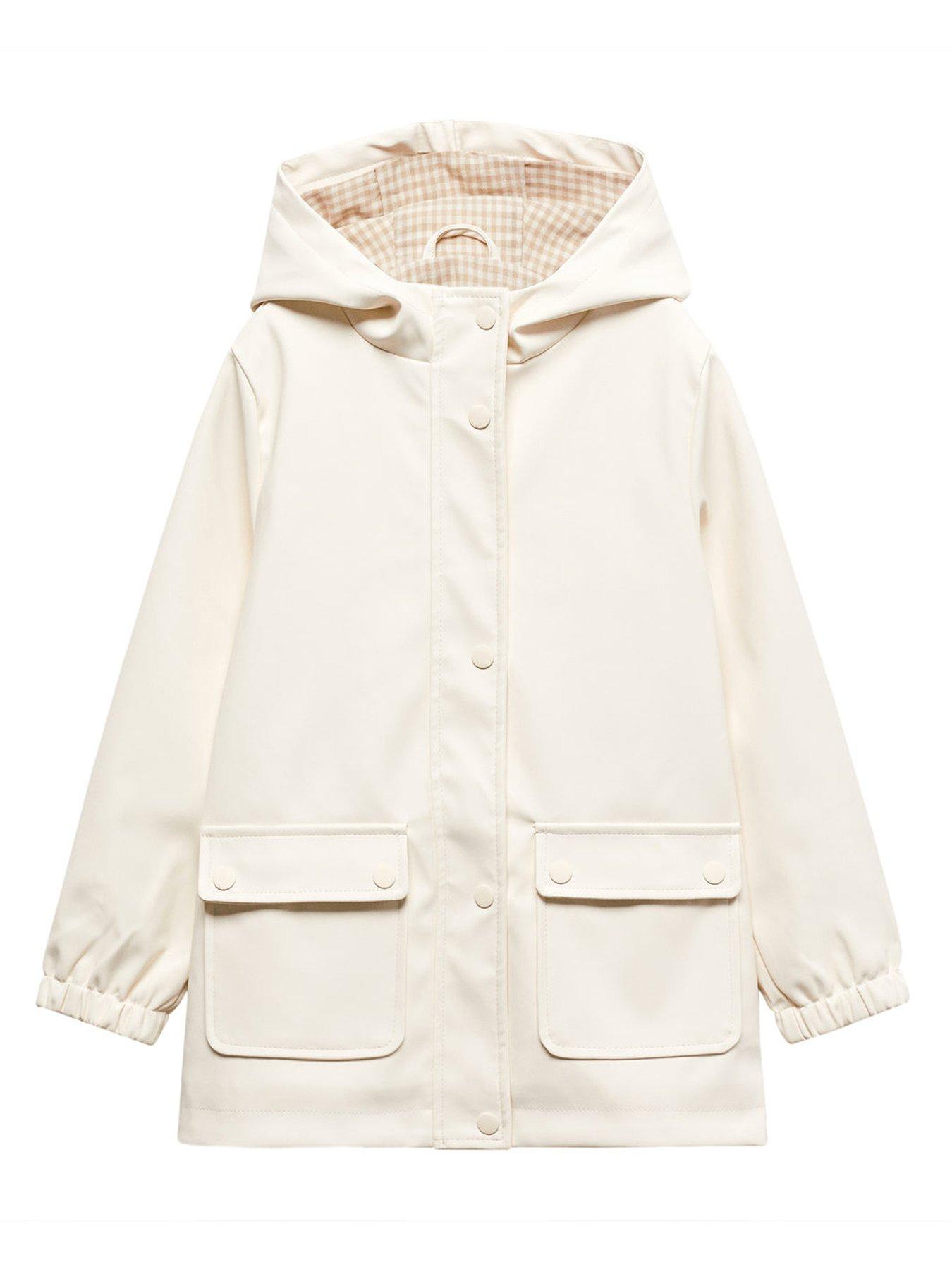 Mango Girls Raincoat - Cream | Very