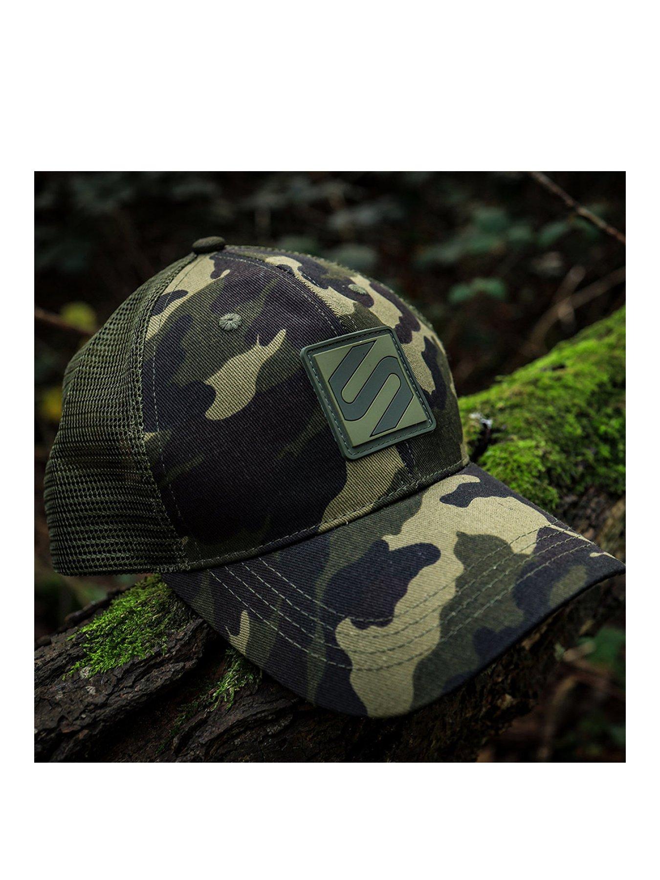 Sonik Camo Mesh Back Fishing Trucker Cap | Very