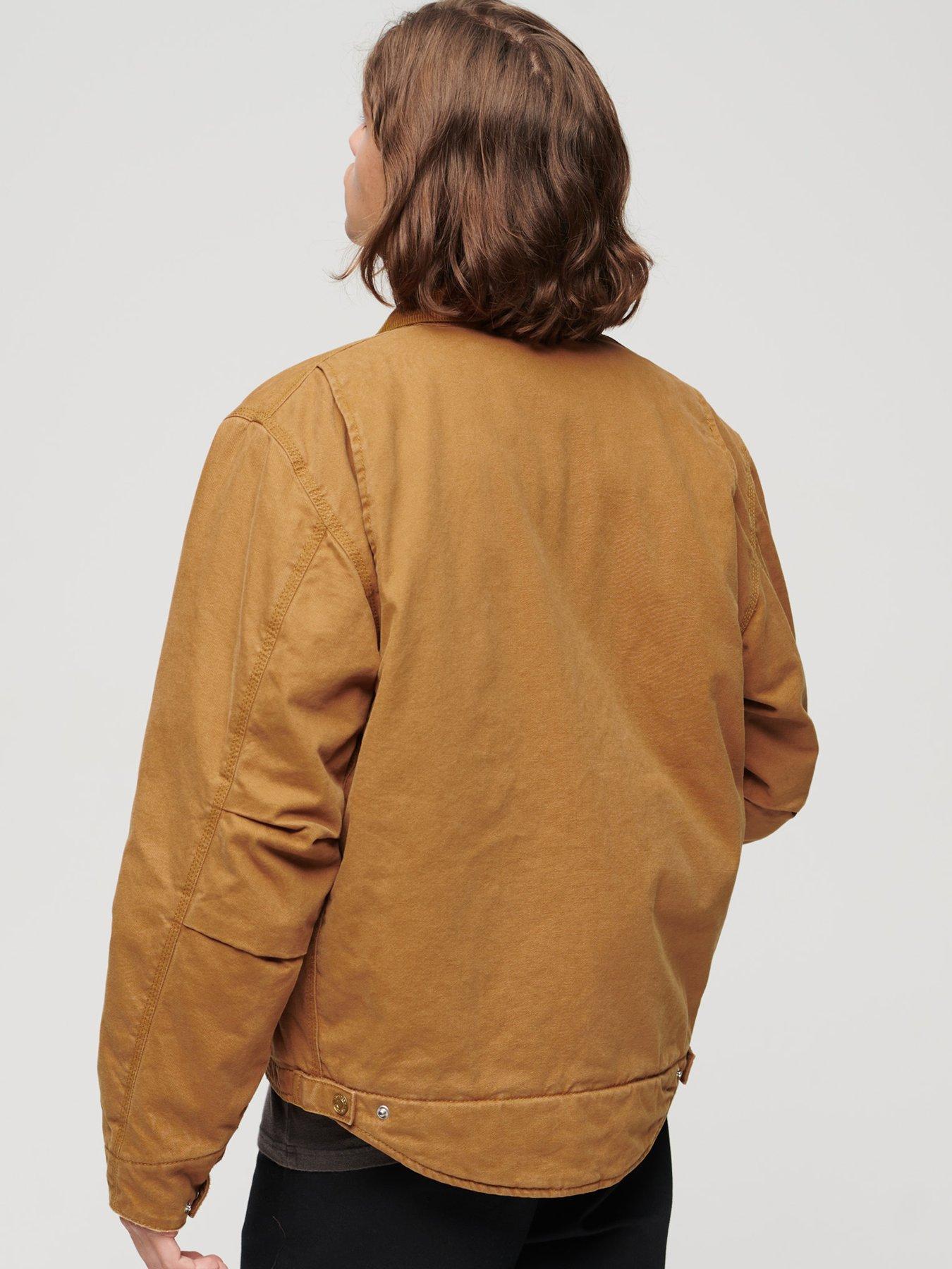 Superdry Surplus Ranch Worker Jacket - Brown | very.co.uk