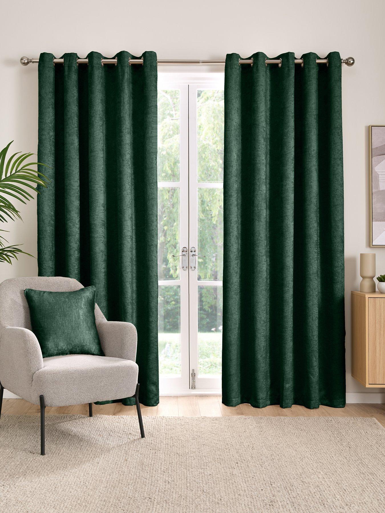 Green Curtains | Sage, Dark & Emerald Green | Very
