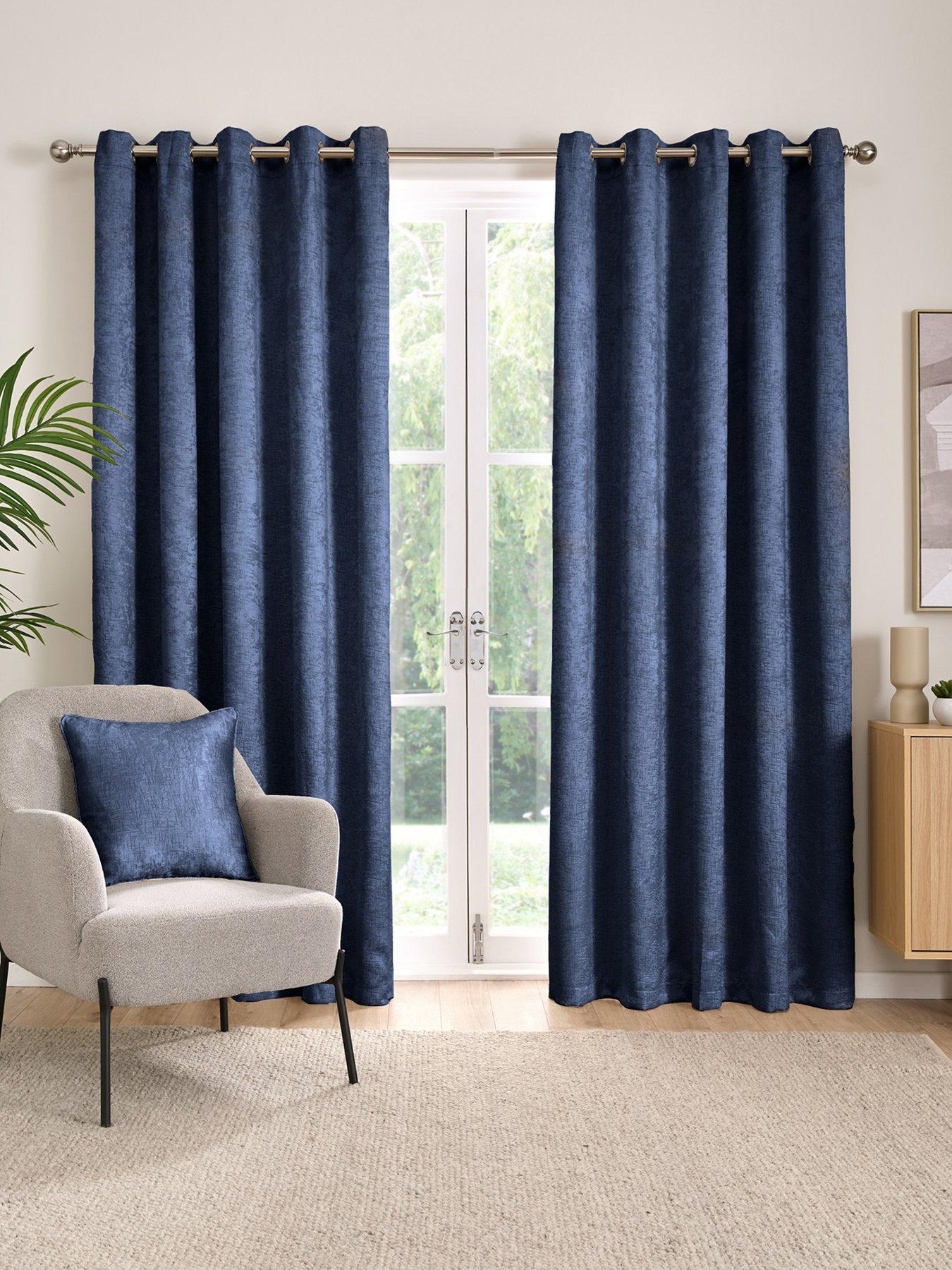 Curtains | Eyelet | Blue | Curtains & Blinds | Home & Garden | Very