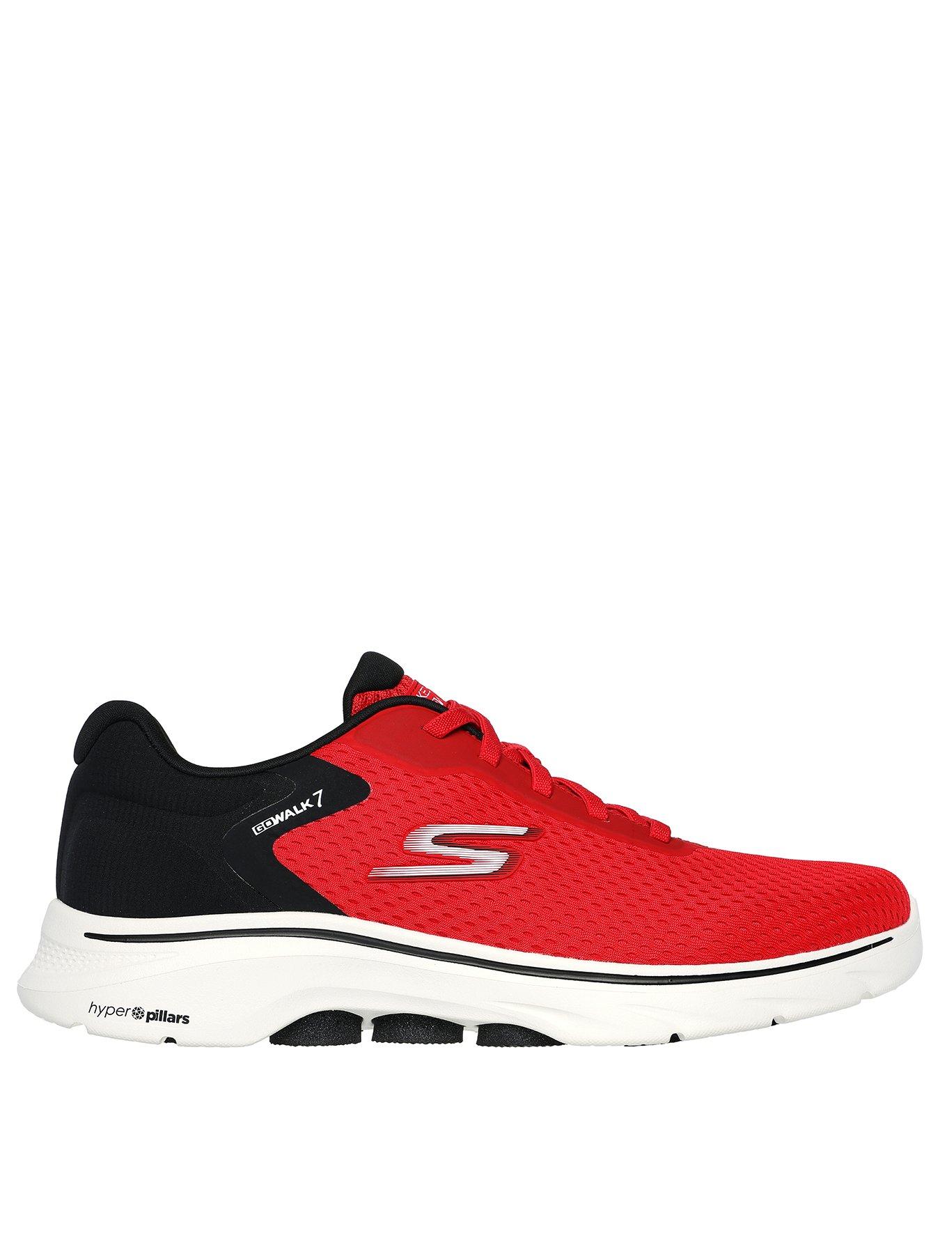 Skechers go walk mens red store