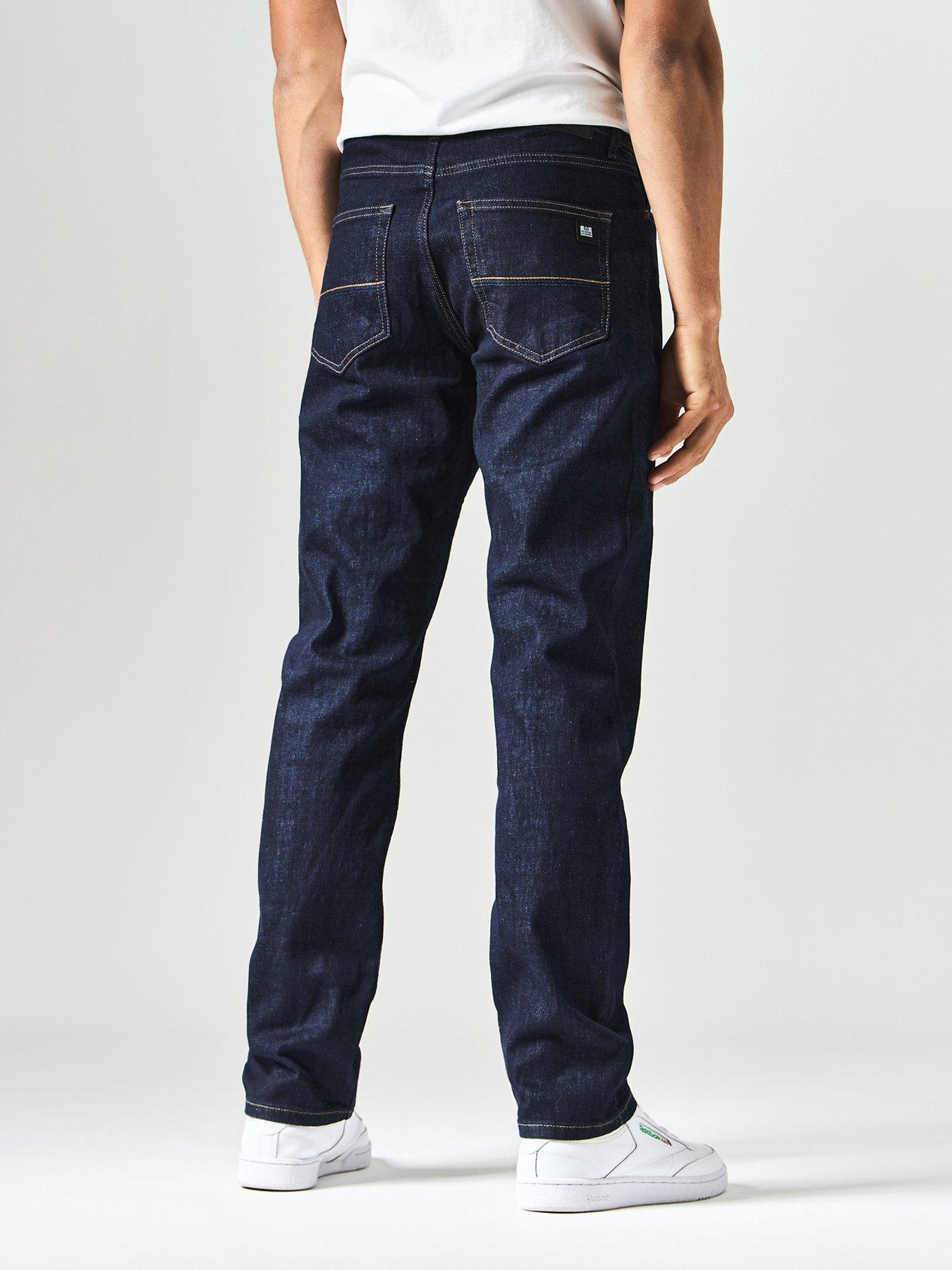 Weekend Offender Easy Straight Fit Jeans - Dark Blue | Very