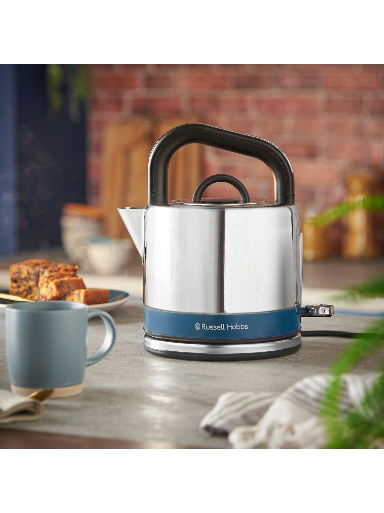Russell Hobbs Distinctions Kettle and 2-Slice Toaster Bundle - Ocean ...