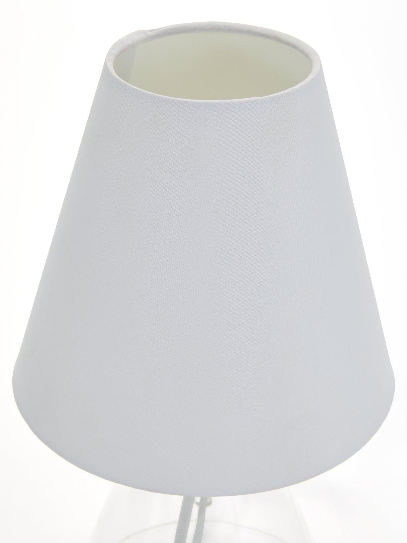 Very Home Conical Glass Table Lamp 23cm | Very