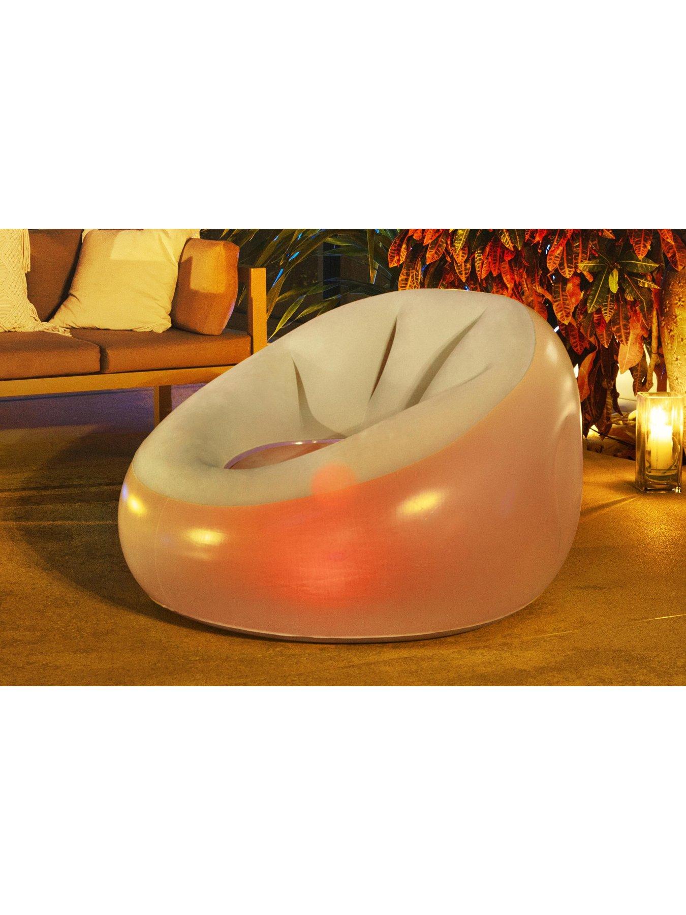 Lay-Z-Spa Luxury Inflatable LED Chair | Very