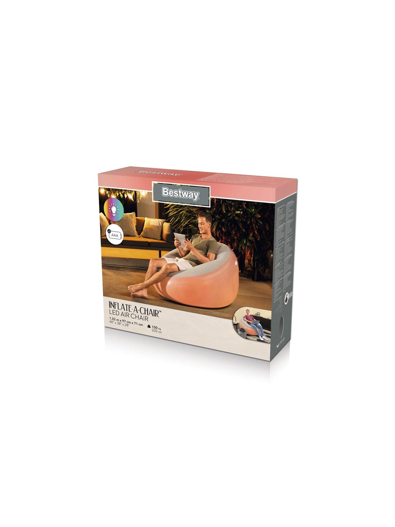 Lay-Z-Spa Luxury Inflatable LED Chair | Very