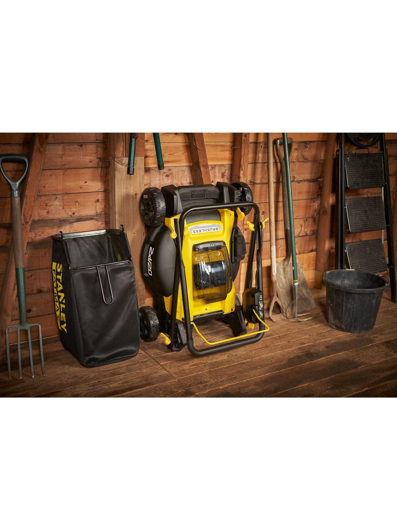 Stanley FatMax V20 18V 51cm Brushless Cordless Lawn Mower - 2x 4.0Ah | Very