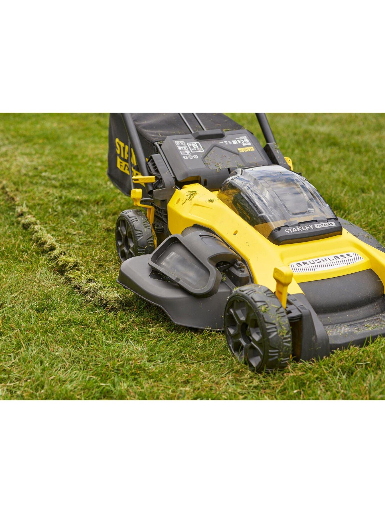 Stanley FatMax V20 18V 51cm Brushless Cordless Lawn Mower - 2x 4.0Ah | Very