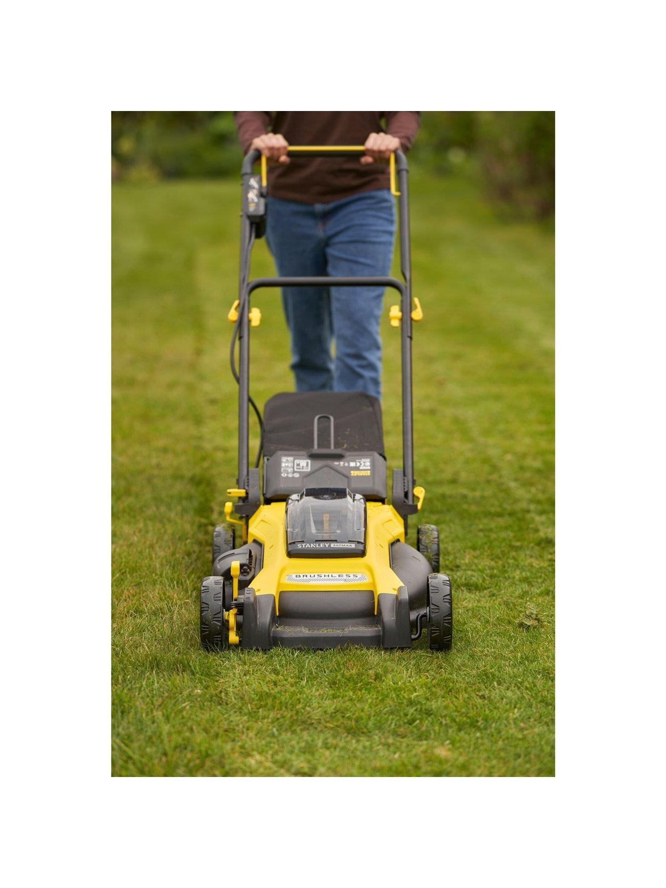 Stanley FatMax V20 18V 51cm Brushless Cordless Lawn Mower - 2x 4.0Ah | Very