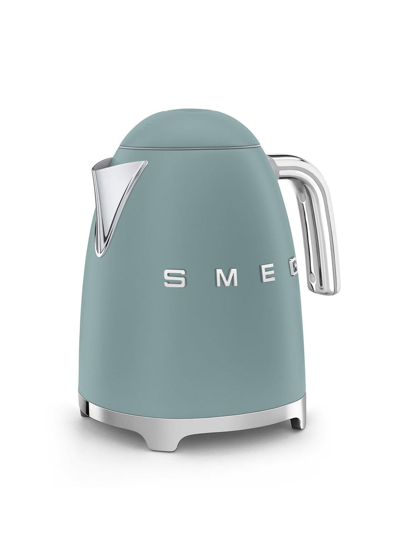 Smeg KLF03 Retro Style Jug Kettle, 300W, 1.7L - Matte Emerald Green | Very