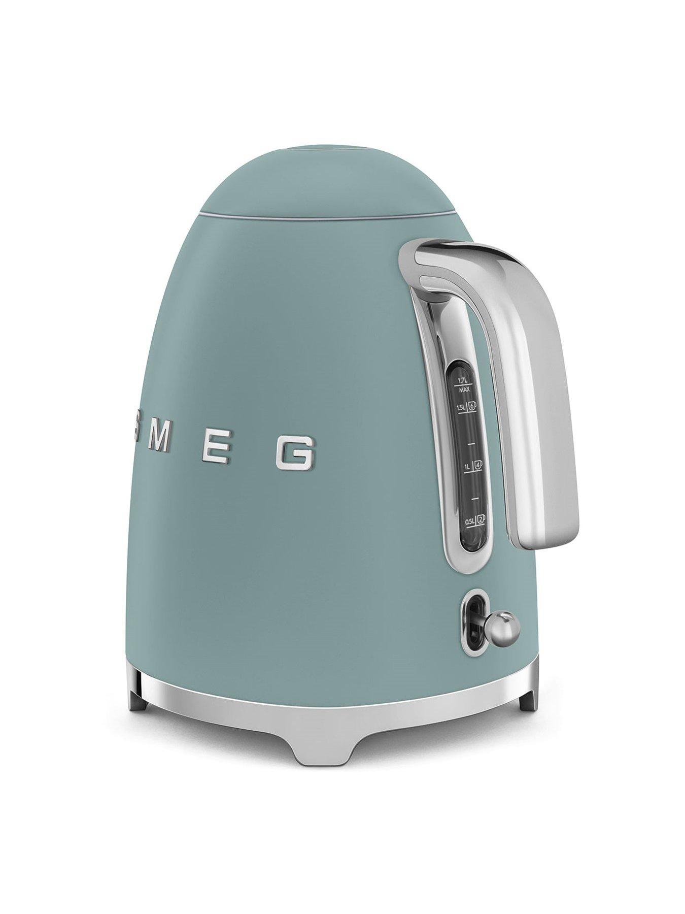 Smeg KLF03 Retro Style Jug Kettle, 300W, 1.7L - Matte Emerald Green | Very