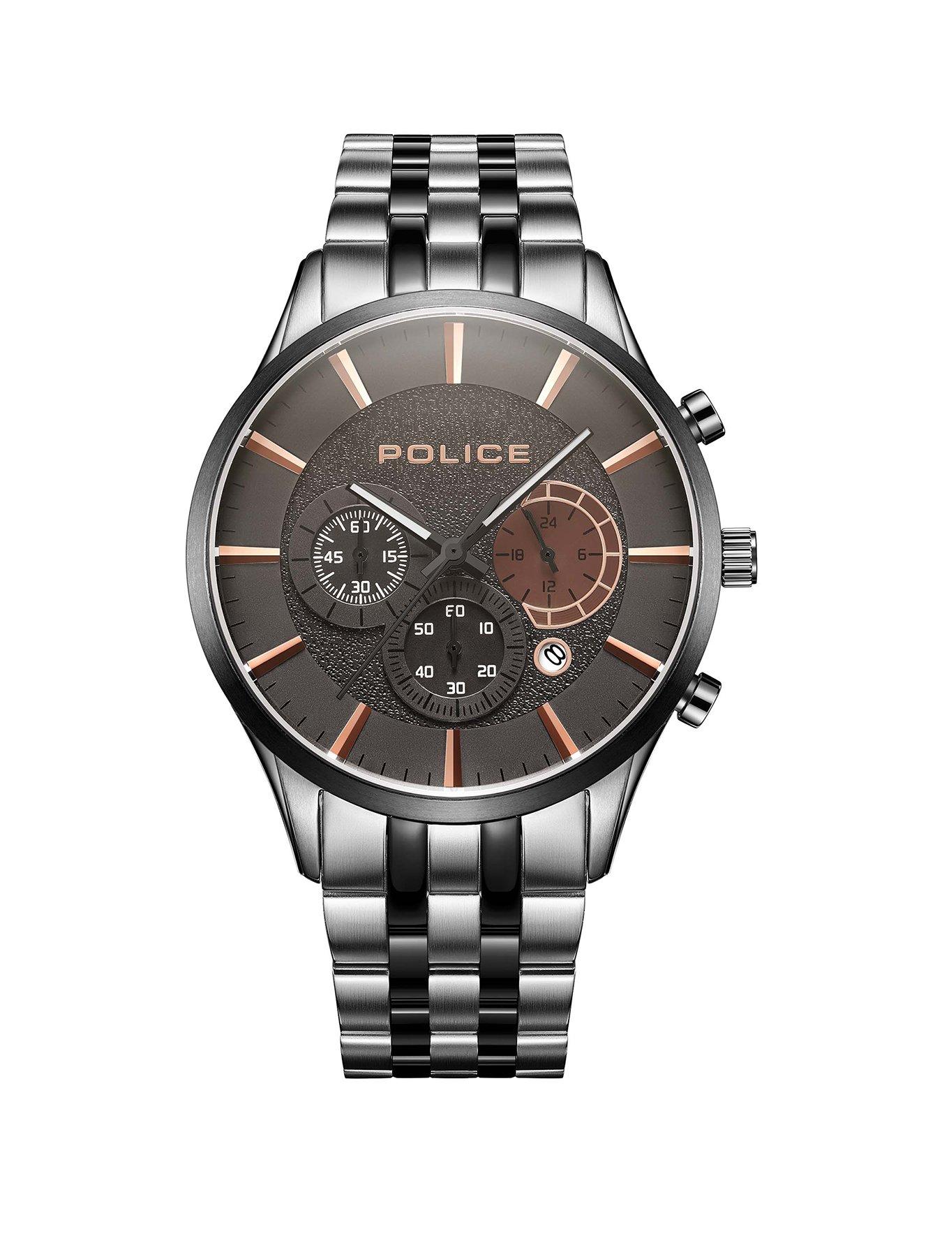 Police Cage Gun Chrono Blt Watch | Very