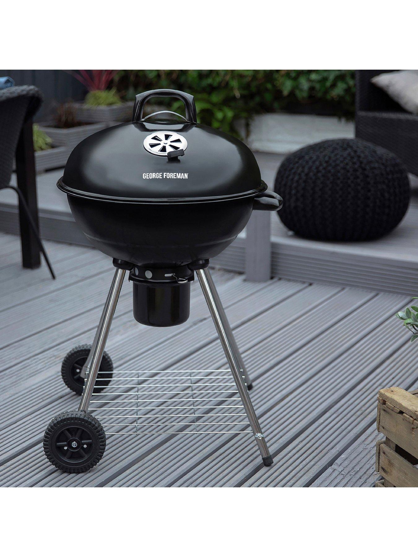 George Foreman GFKTBBQ Kettle Charcoal BBQ 20-inch, Black | Very