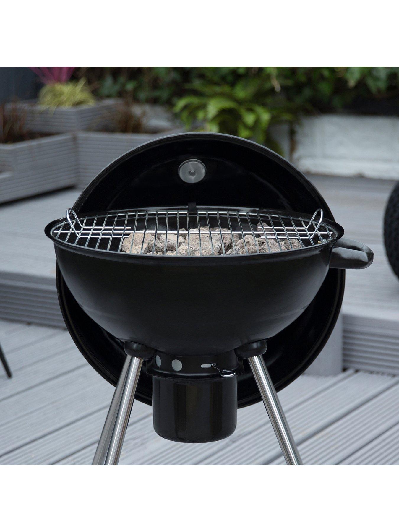 George Foreman GFKTBBQ Kettle Charcoal BBQ 20-inch, Black | Very