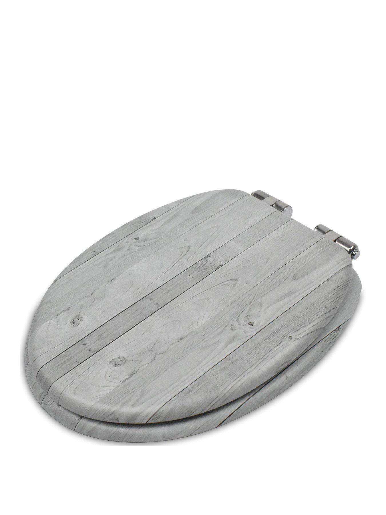 Addis Wood Effect Toilet Seat Very