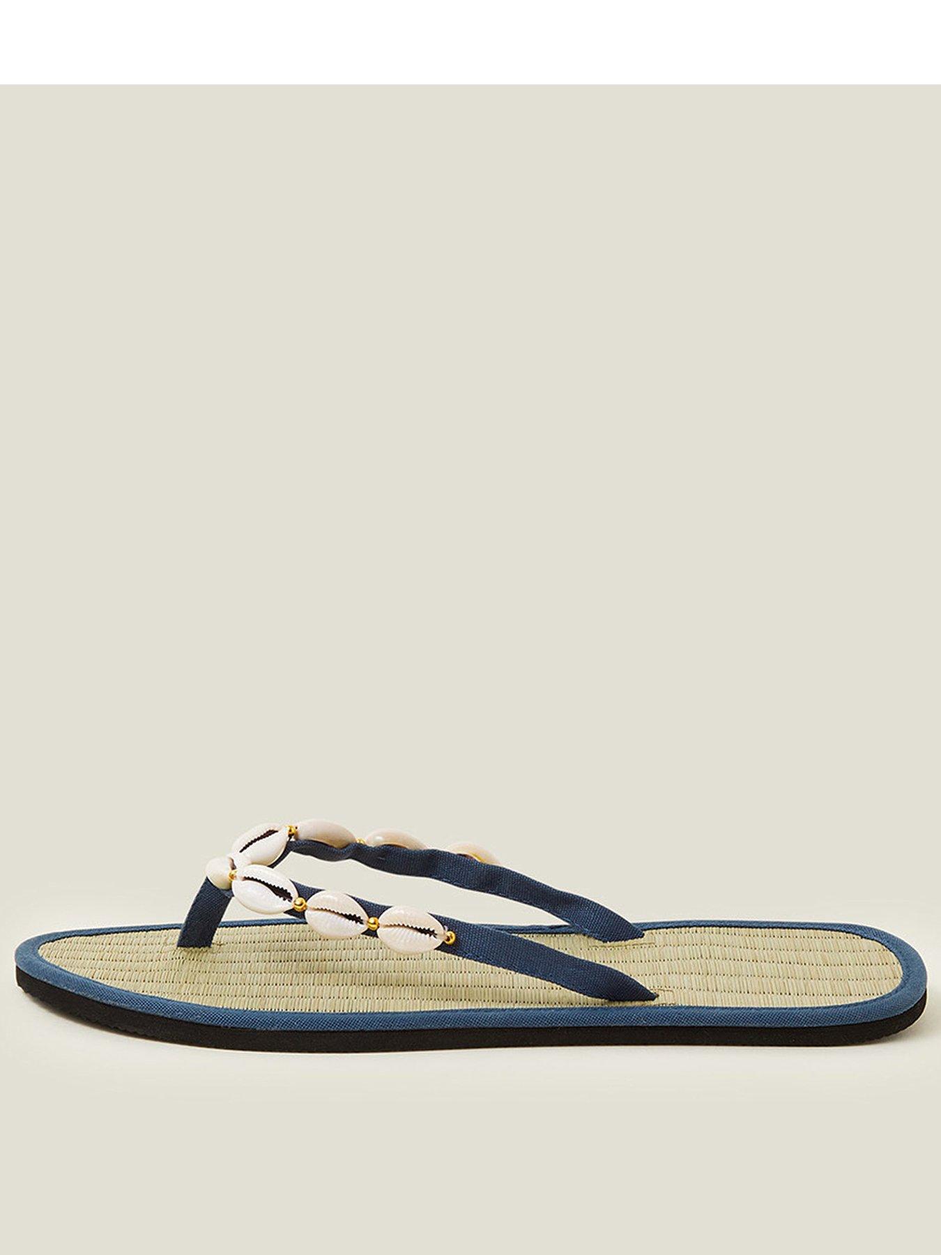 Accessorize Shell Seagrass Flip Flops | Very