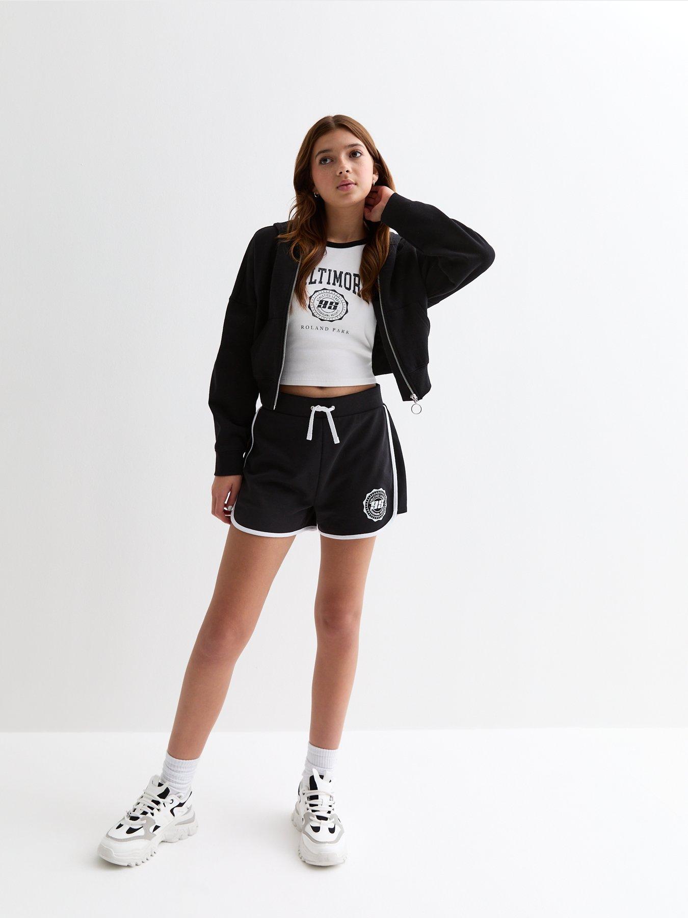 New Look 915 Girls White Baltimore Logo Racer Vest | Very.co.uk