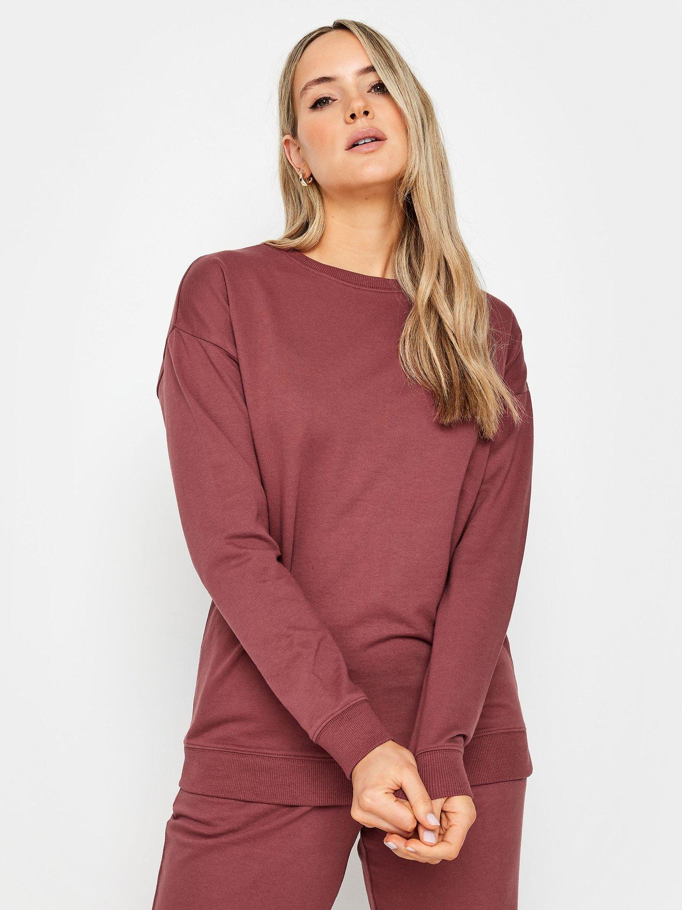 Long Tall Sally Tall Rust Crew Neck Sweatshirt | Very