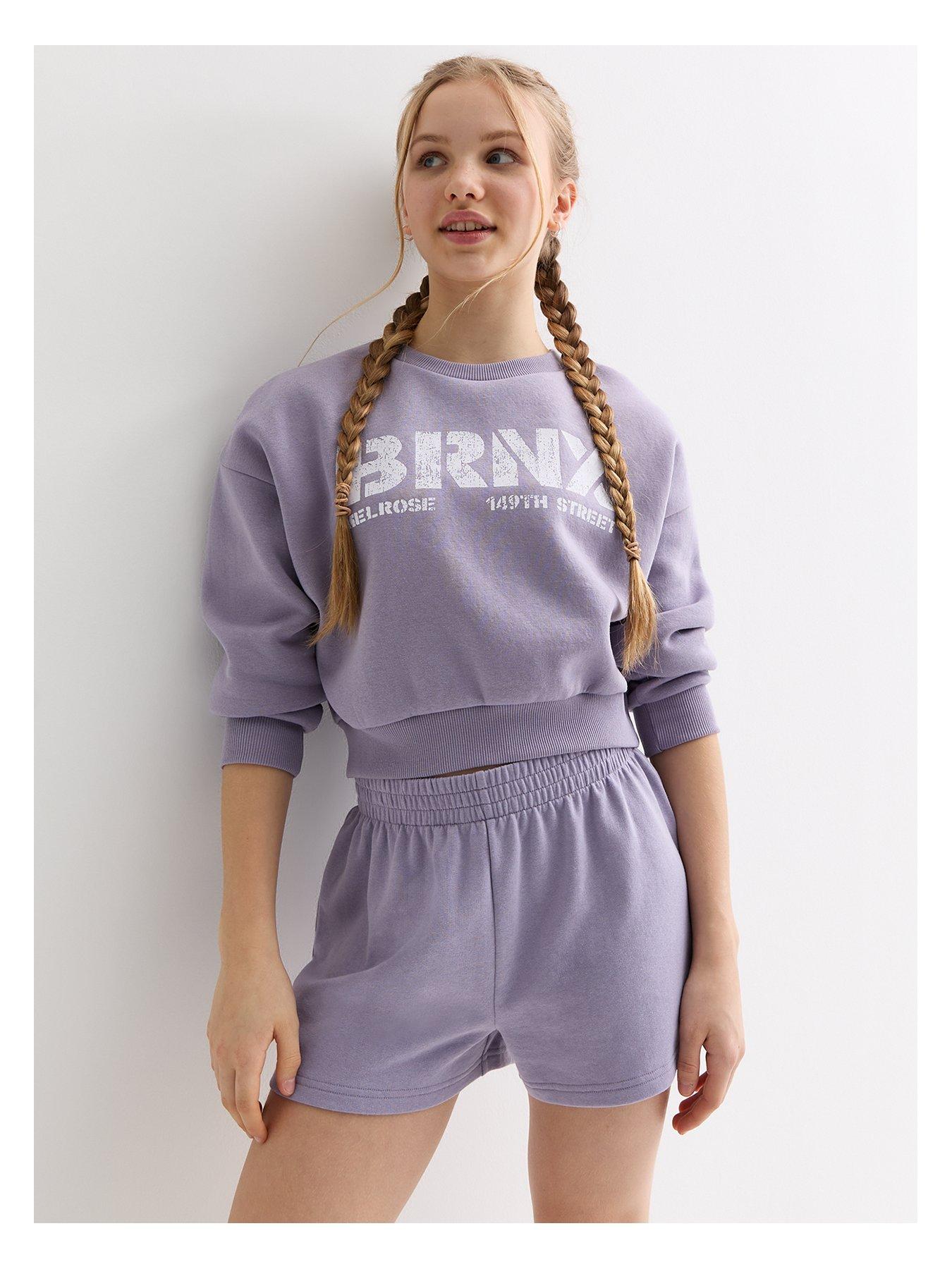 New Look 915 Girls Lilac Jogger Shorts | Very.co.uk