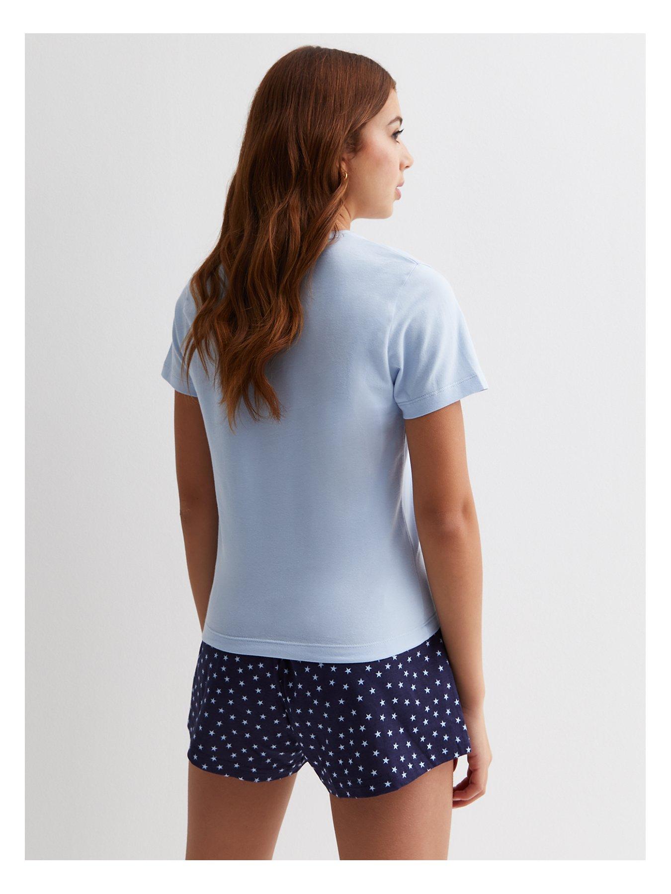 New Look 915 Girls Pale Blue Short Pyjama Set with California Dreaming ...