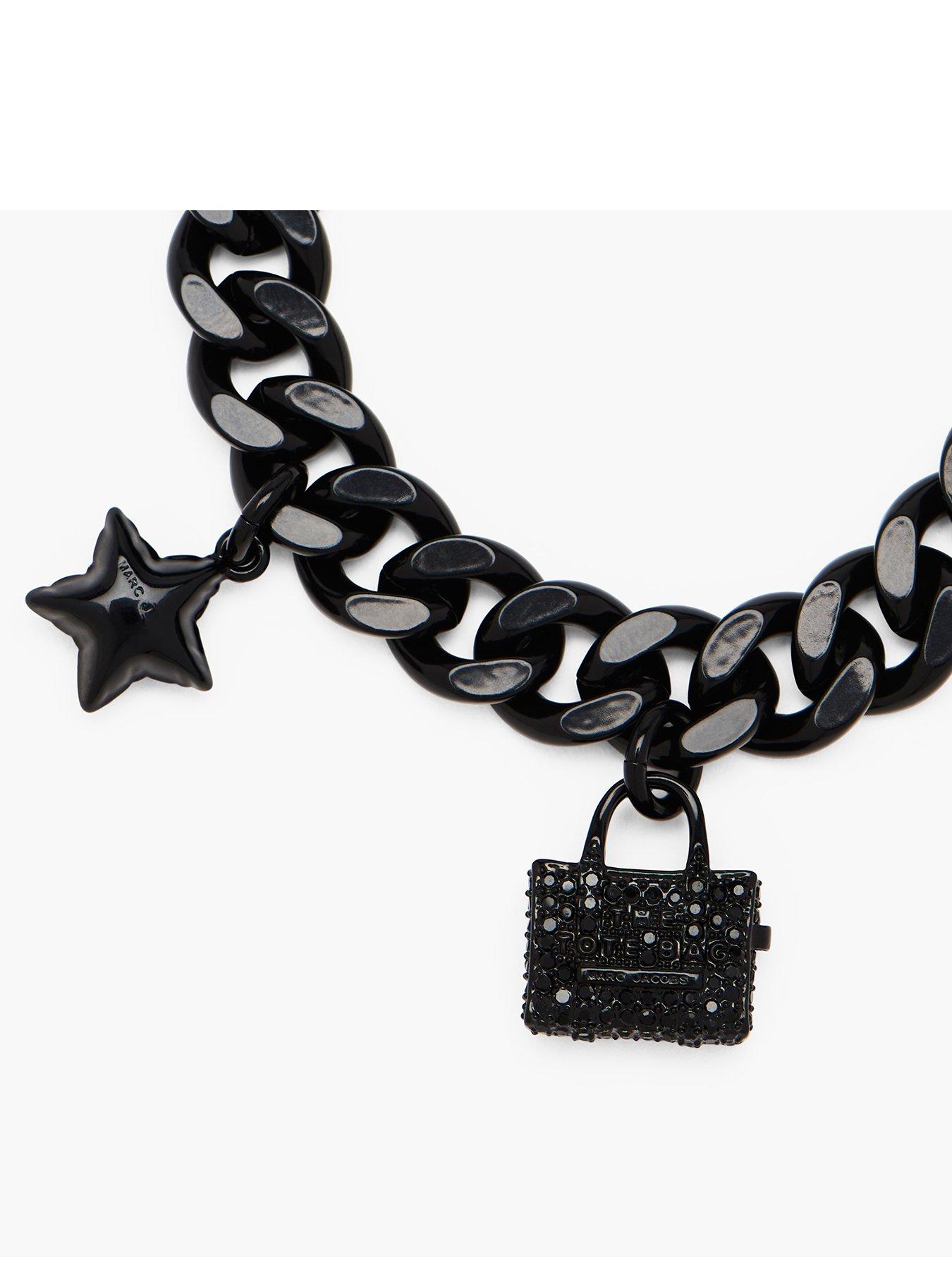 MARC JACOBS Mini Icon Pave Charm Bracelet | Very.co.uk