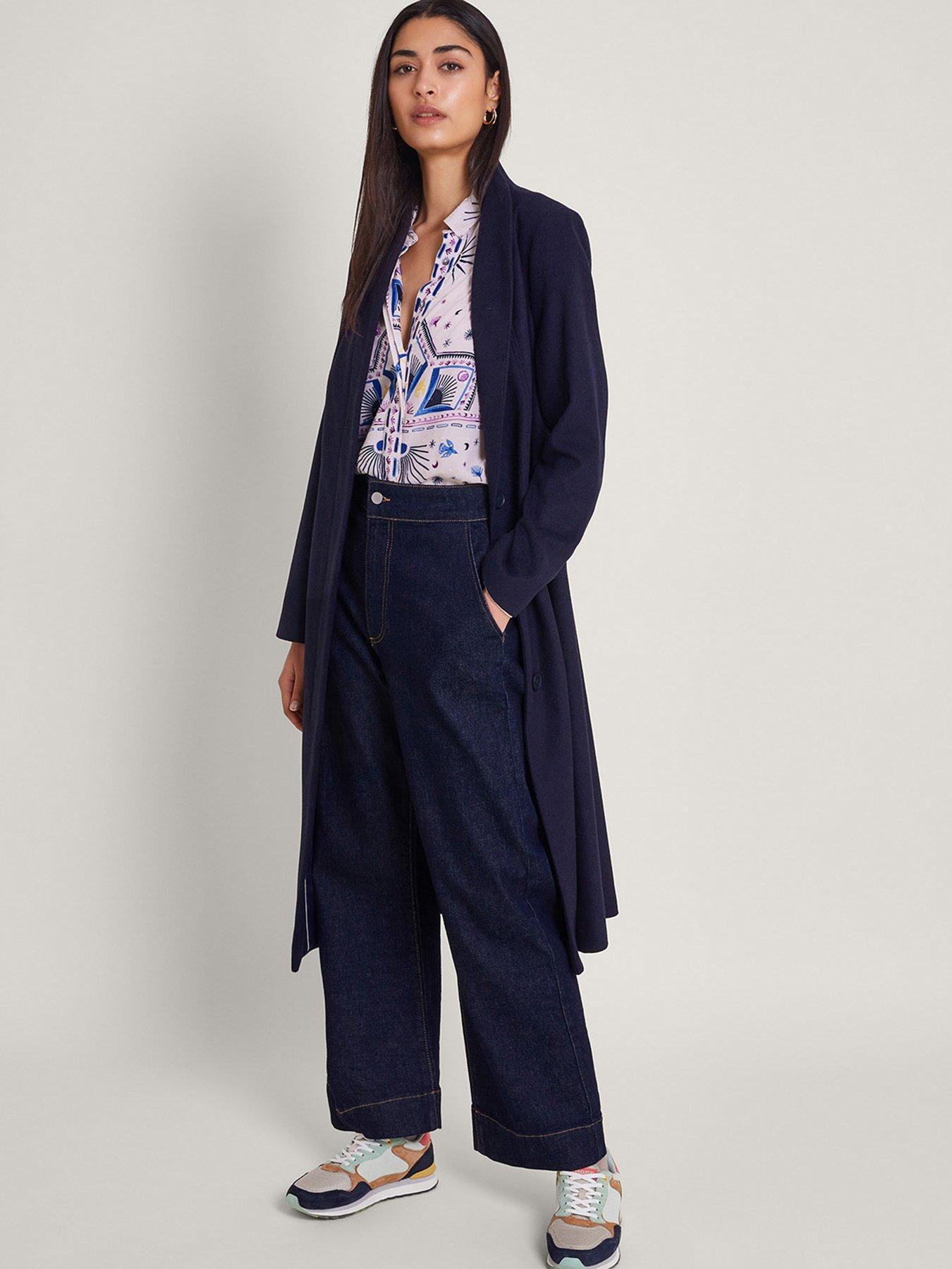 Monsoon Elsie Print Shirt Blue | Very