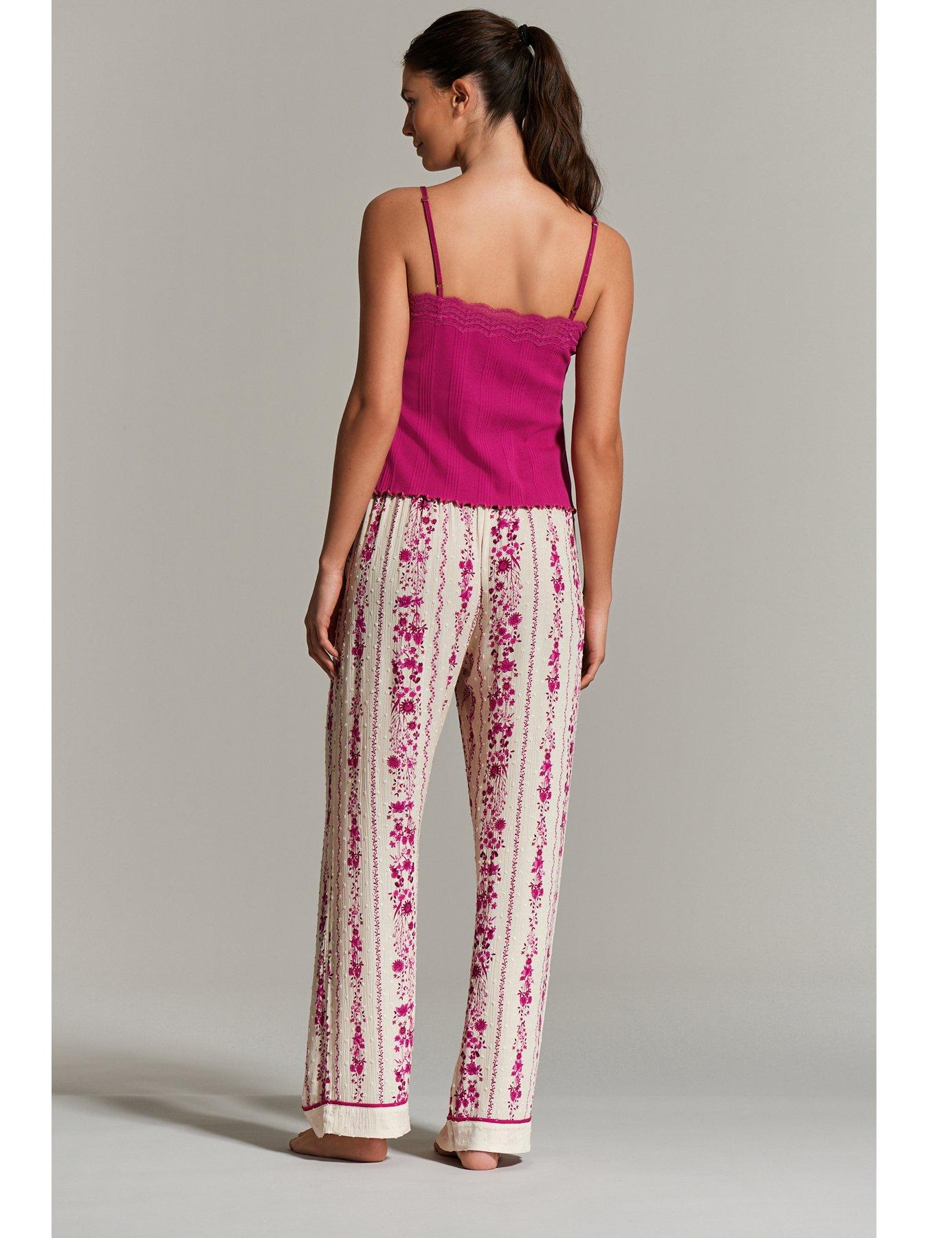 B By Ted Baker B by Baker Geo Floral Lace Cami PJ Set - Purple | Very