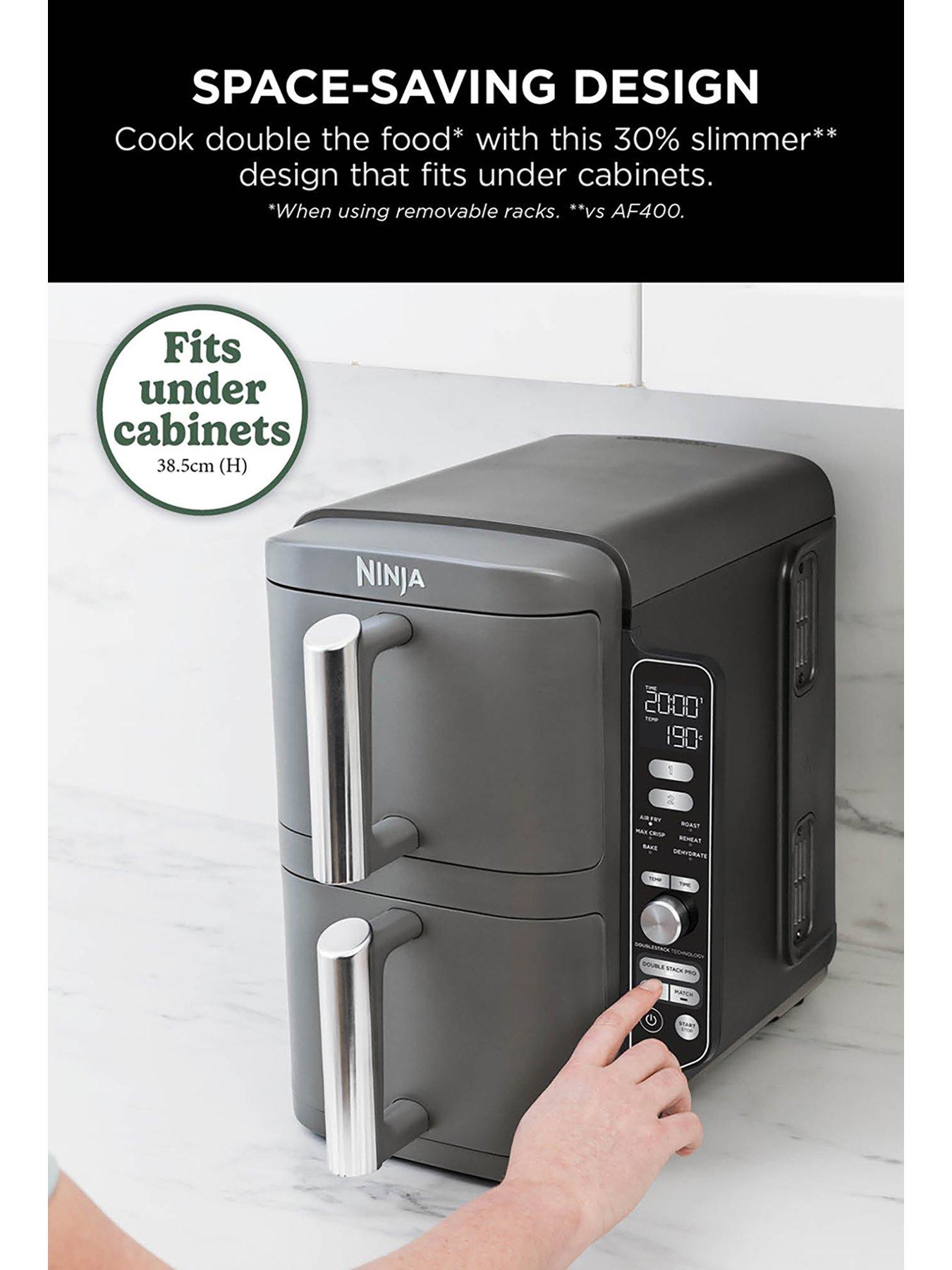 NINJA Double Stack XL 2-Drawer Air Fryer 9.5L SL400UK | very.co.uk