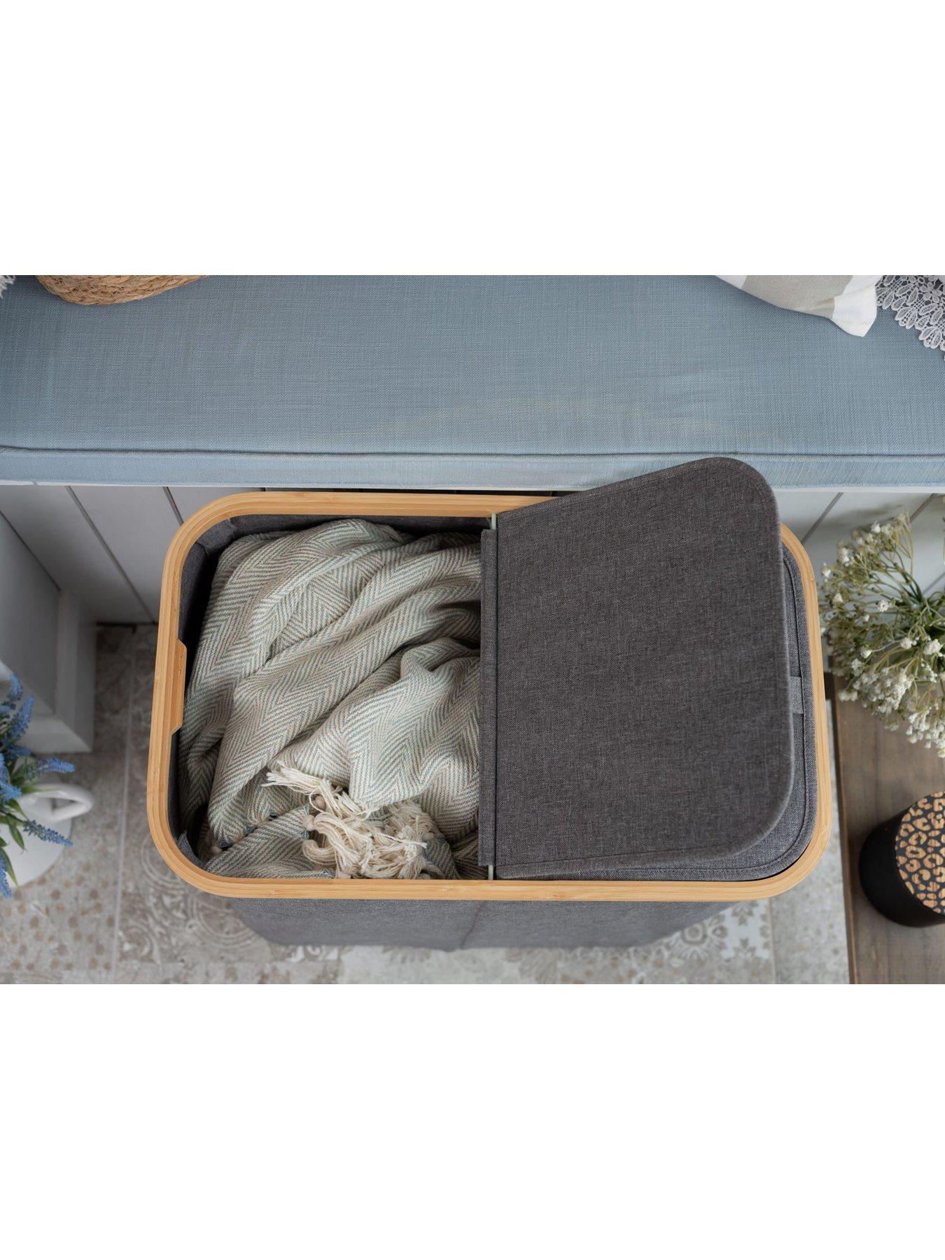 Addis 85-Litre Collapsible Twin Laundry Bin | Very