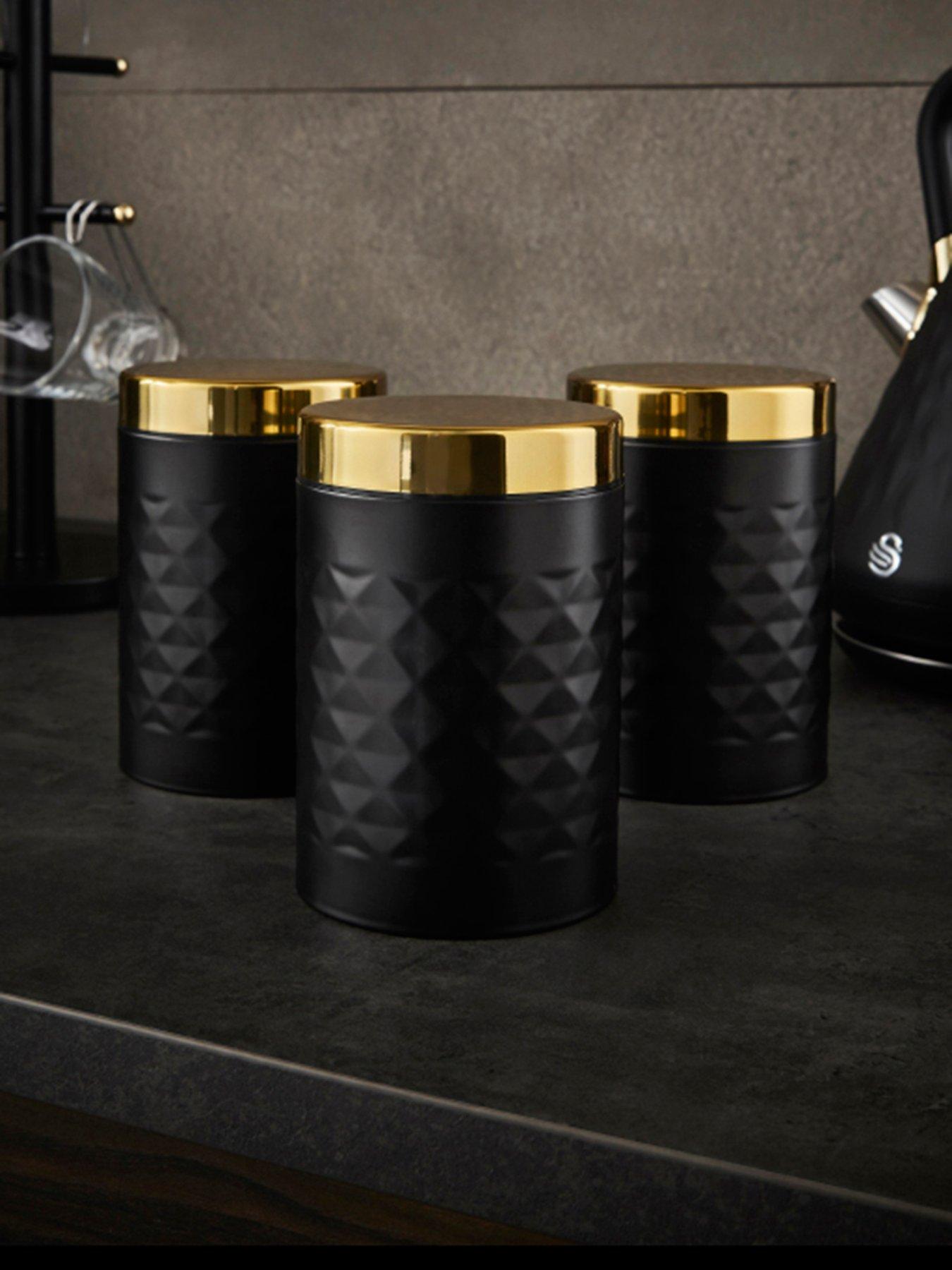 Canisters & Jars | Swan | Black | Kitchen Storage | Home & Garden | Very