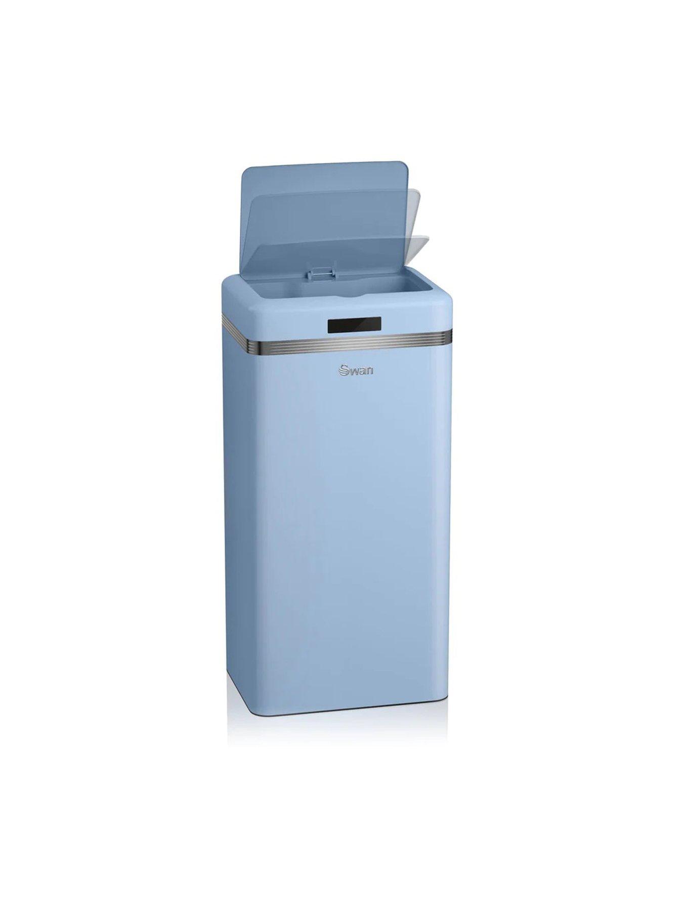 Swan Retro 45l Square Sensor Bin - Blue | Very