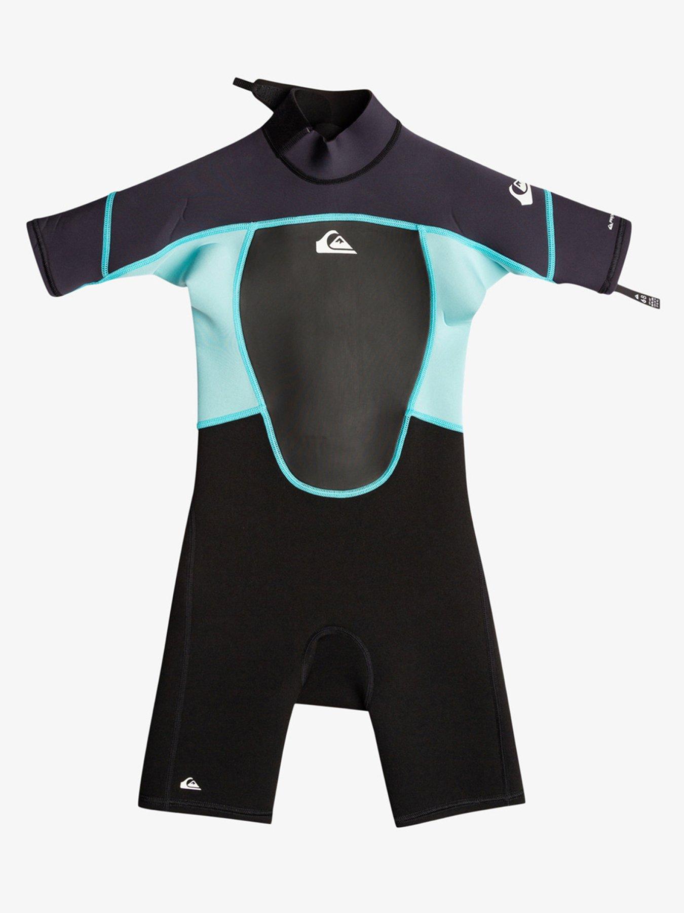 Quiksilver Kids 2/2 Prologue Short Sleeve Spring Wetsuit - Black Multi ...
