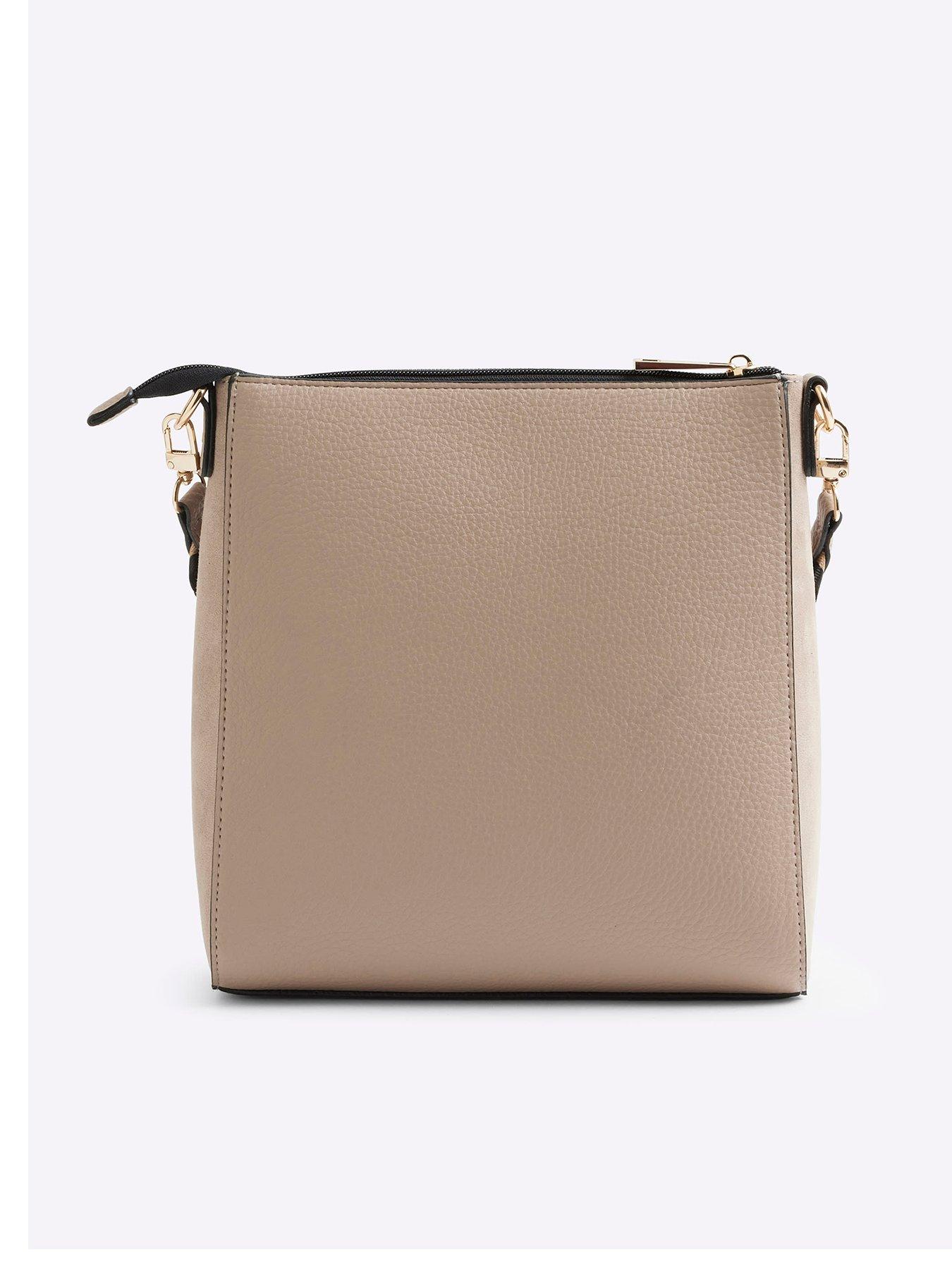 River Island Structured Messenger Bag - Grey | Very