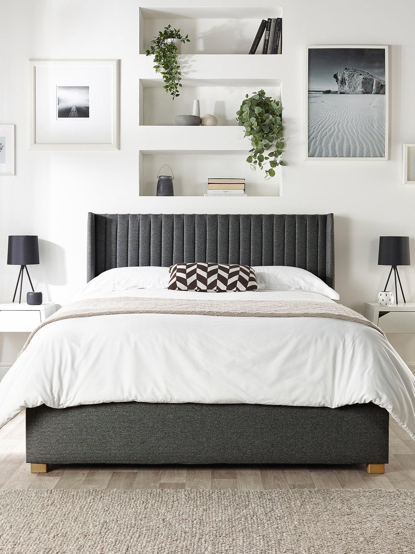 Lift Up Beds | Gas Lift Ottoman Storage Beds | Very