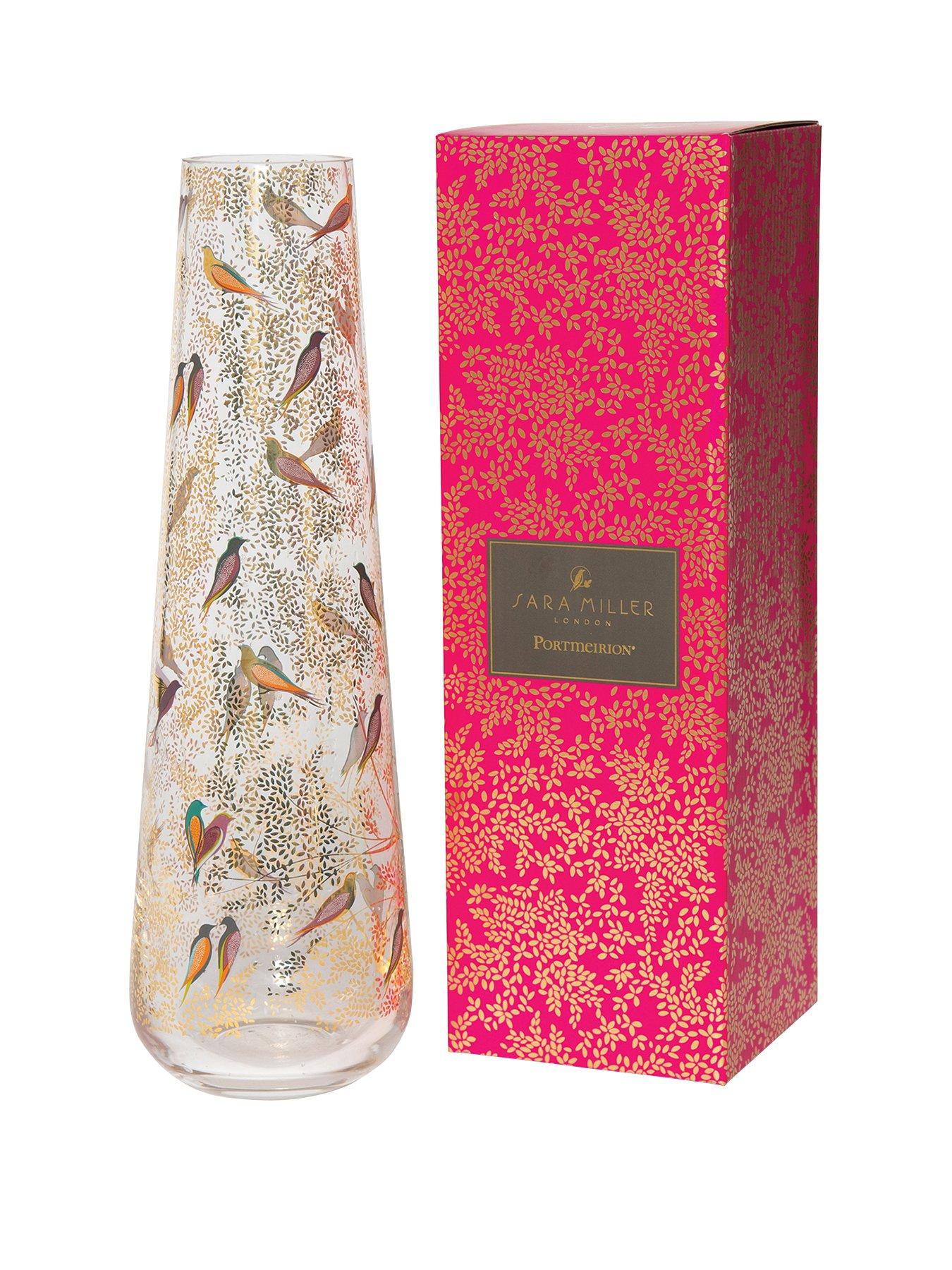 Sara Miller Chelsea Tall Glass Vase | very.co.uk