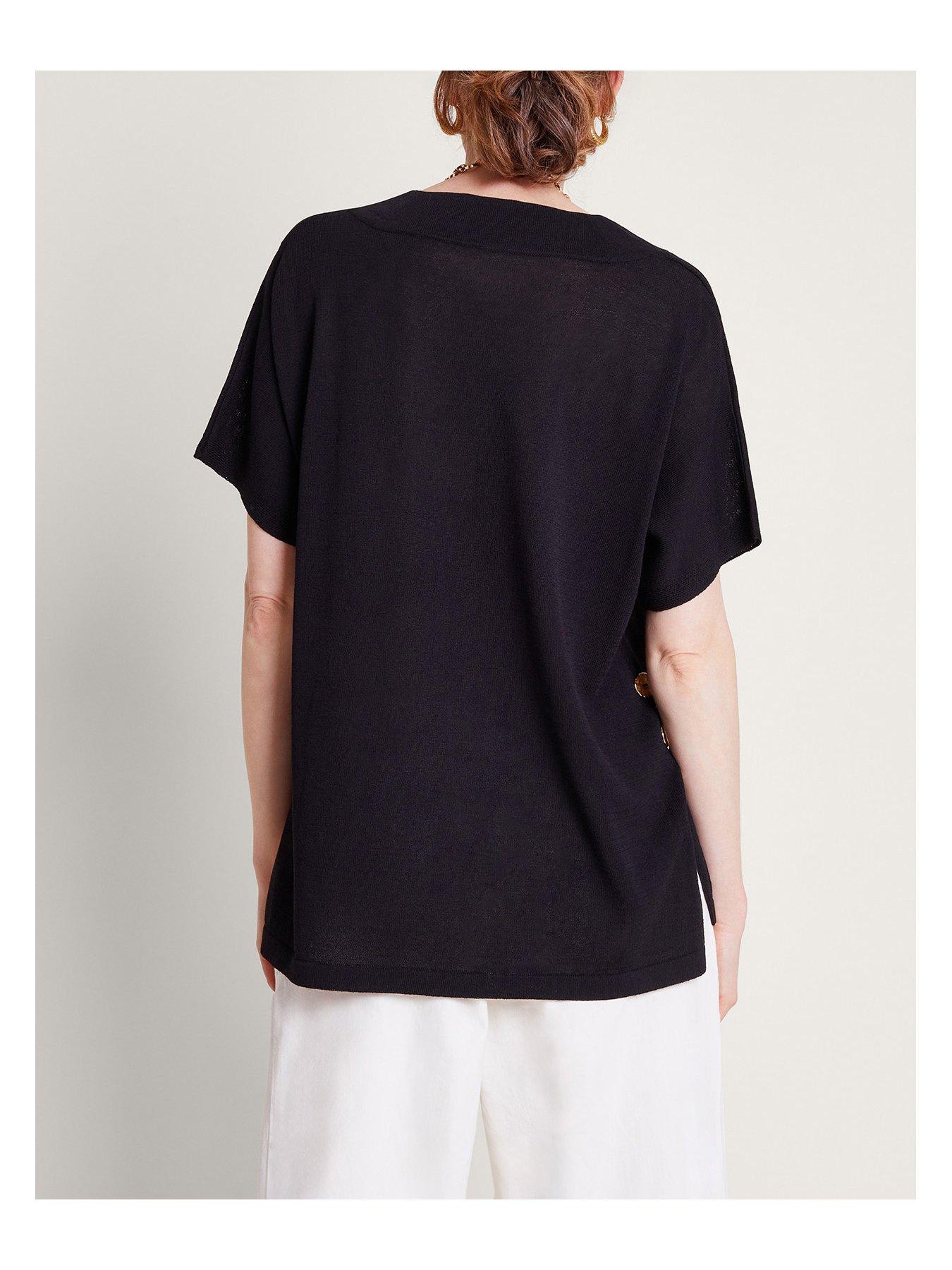 Monsoon Bel Button Knit Top | Very