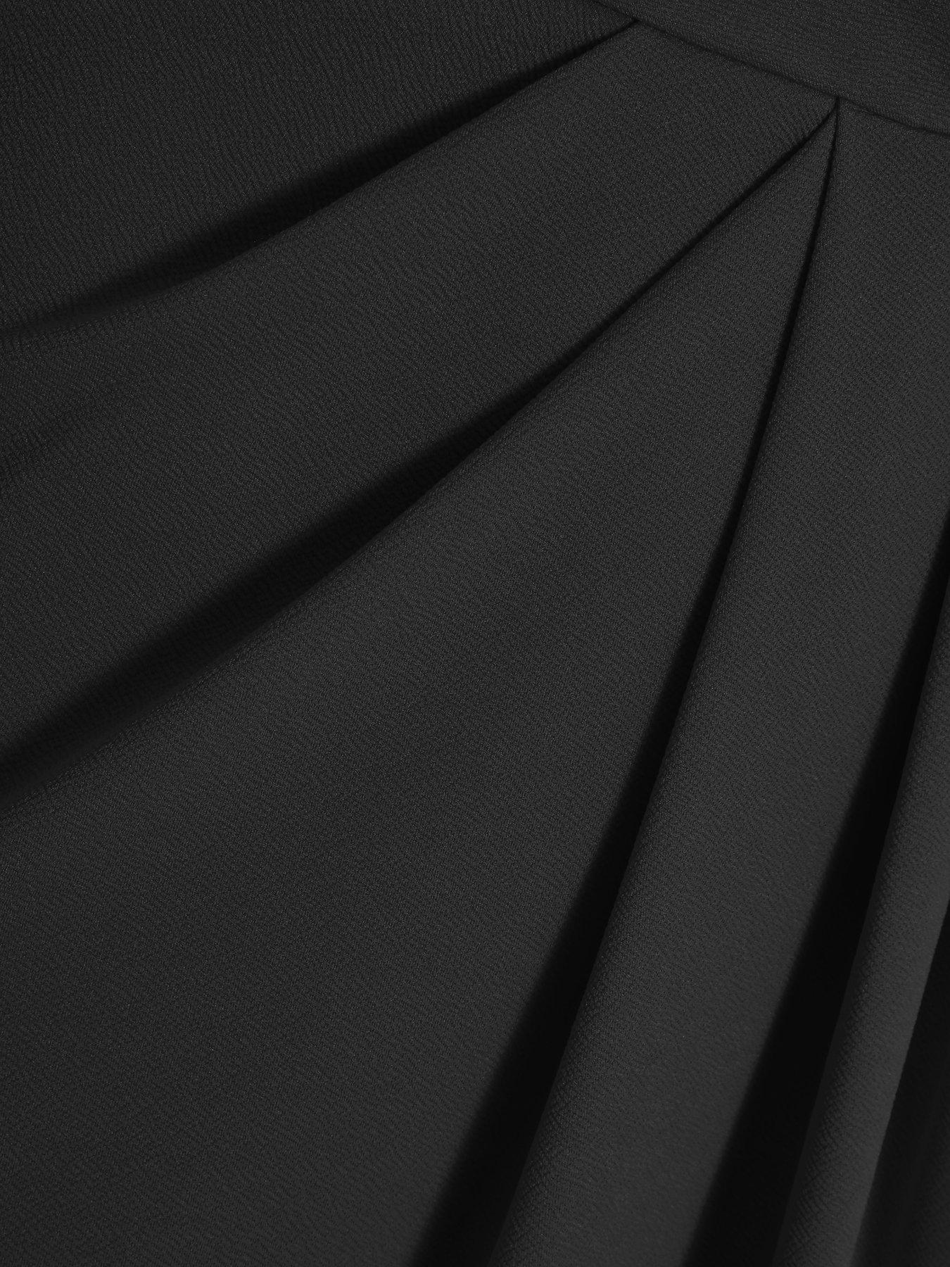 Quiz Curve Black Wrap Midi Dress Very