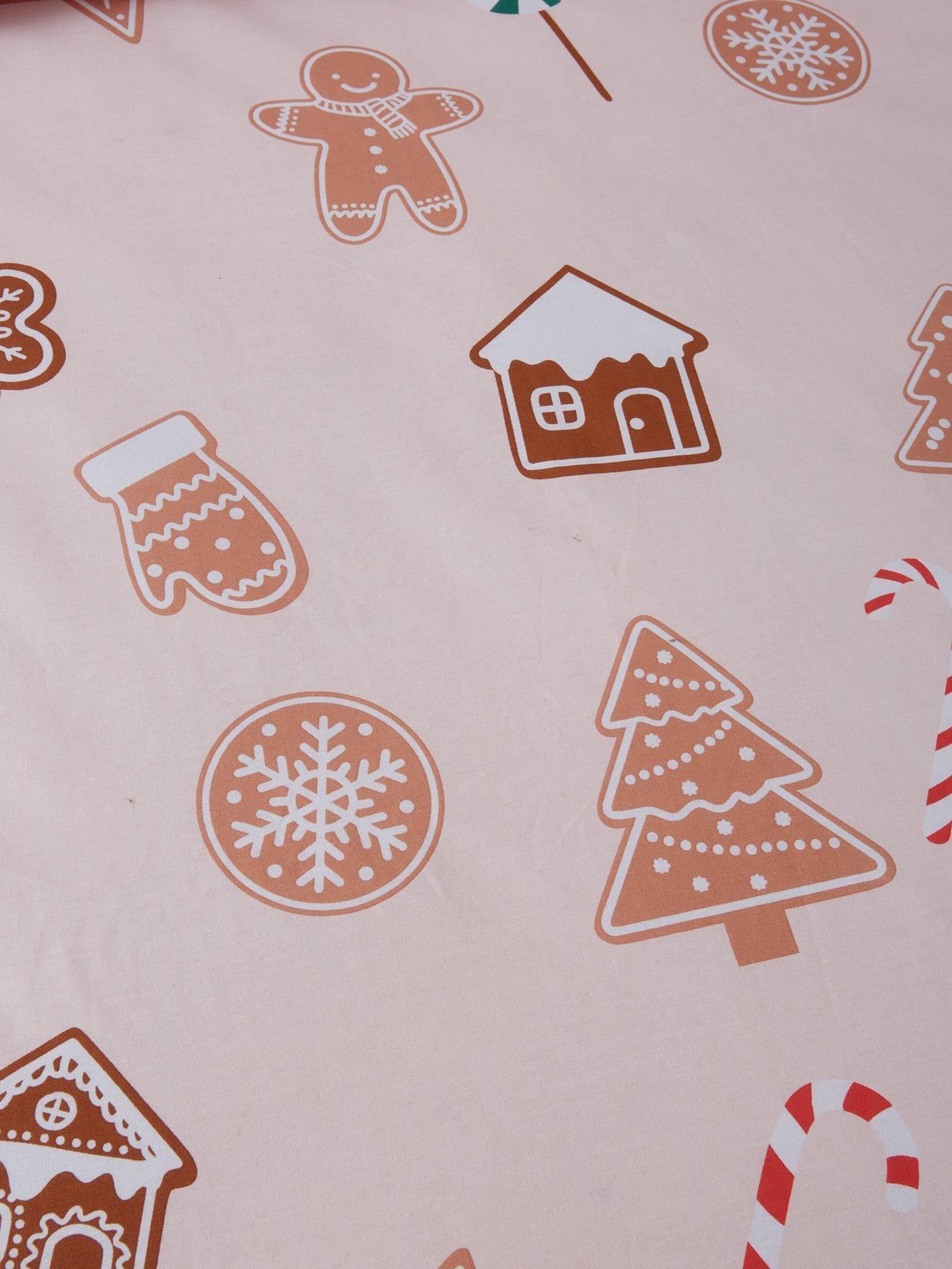 Very Home Christmas Gingerbread Reversible Duvet Cover Set | Very