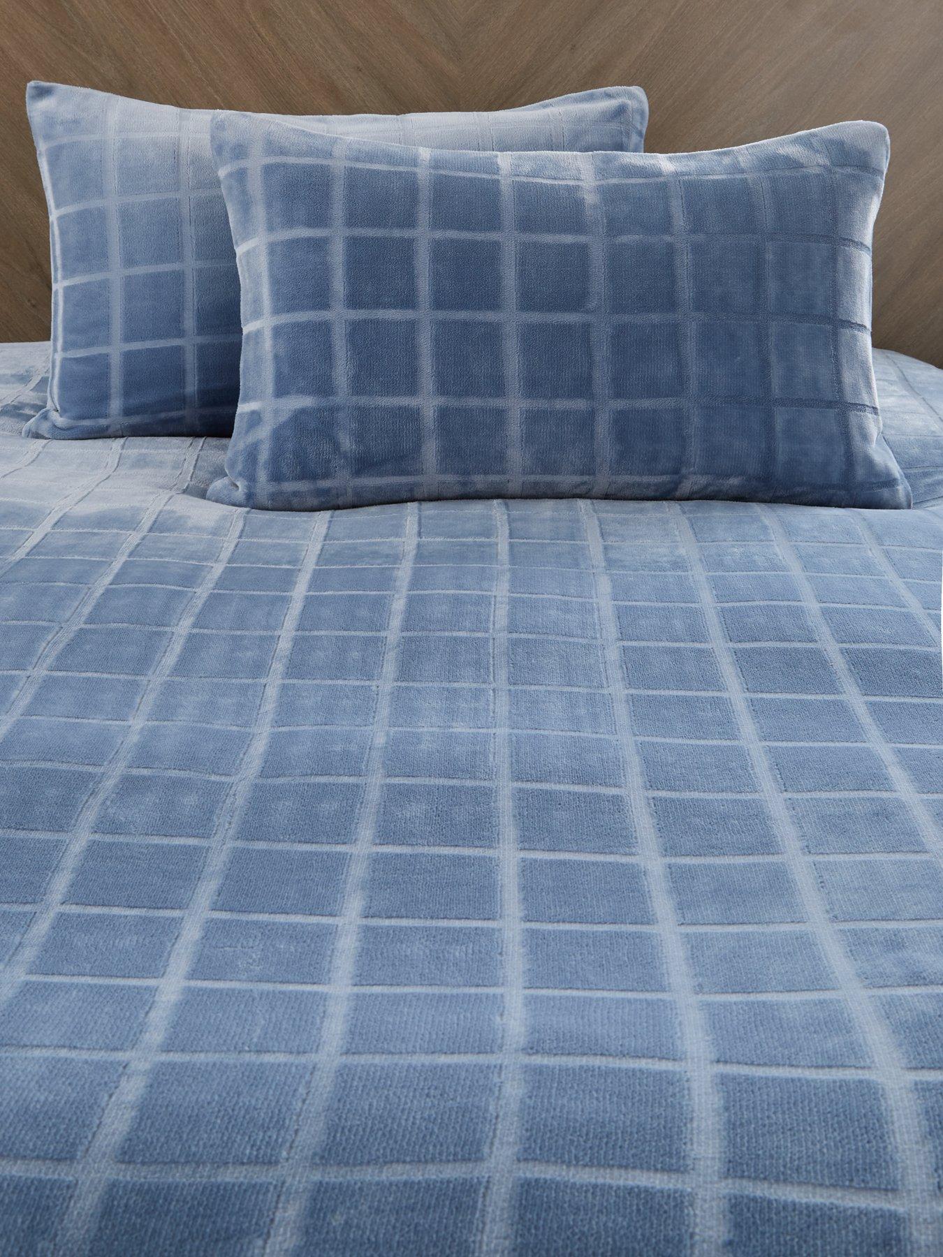 Very Home Check Fleece Duvet Cover Set | Very
