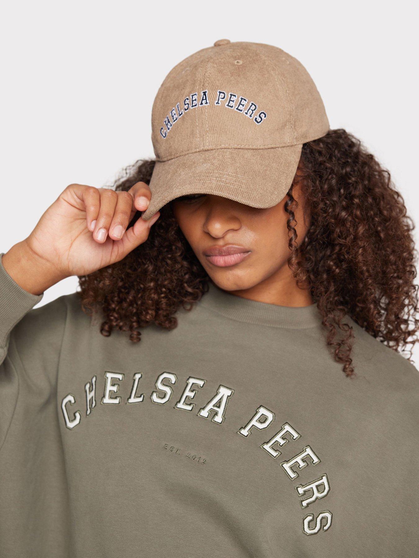 Chelsea Peers Corduroy Logo Baseball Cap - Camel | Very